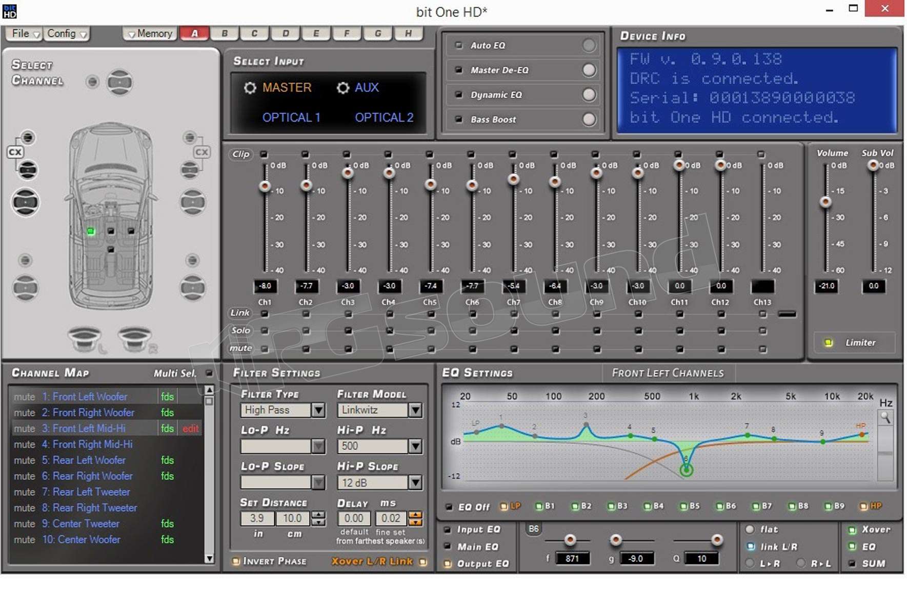Audison bit One HD | Processori amplificati - Processori ...