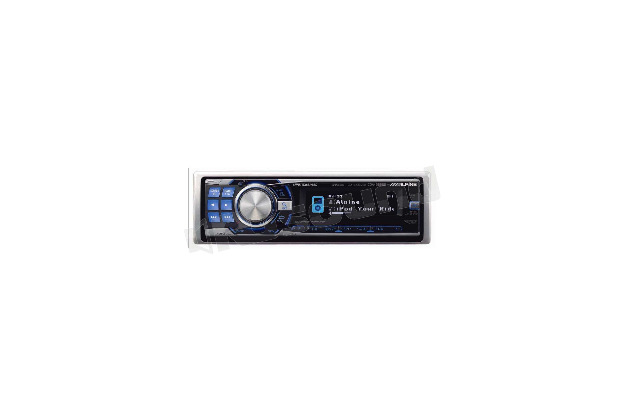 Alpine CDA-9886R - SINTO CD/AAC/MP3/WMA USB | Autoradio 1 din e 2 din