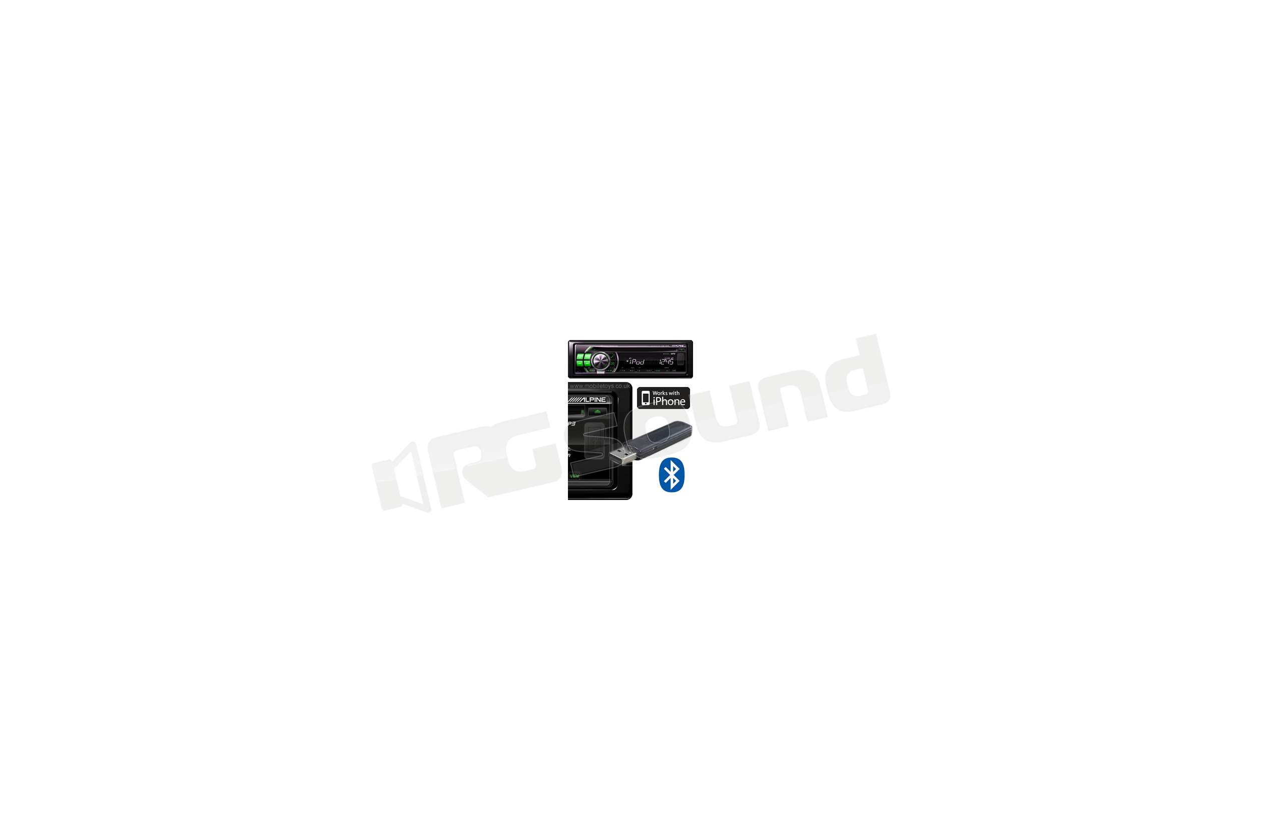 Alpine CDE-101R | Autoradio 1 din e 2 din Car stereo - Autoradio 1 e