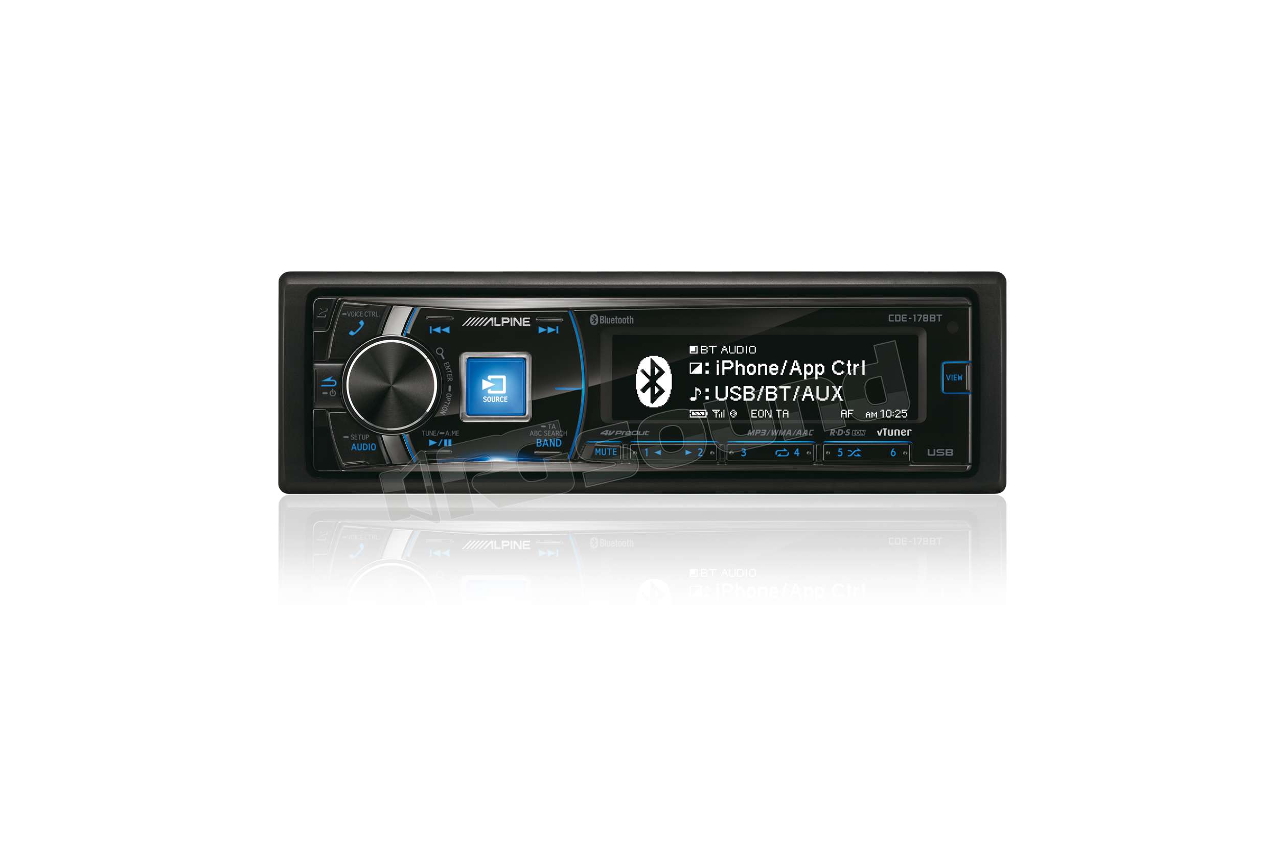 Alpine CDE-178BT+DAB-GO autoradio top di gamma Alpine con ricevitore D