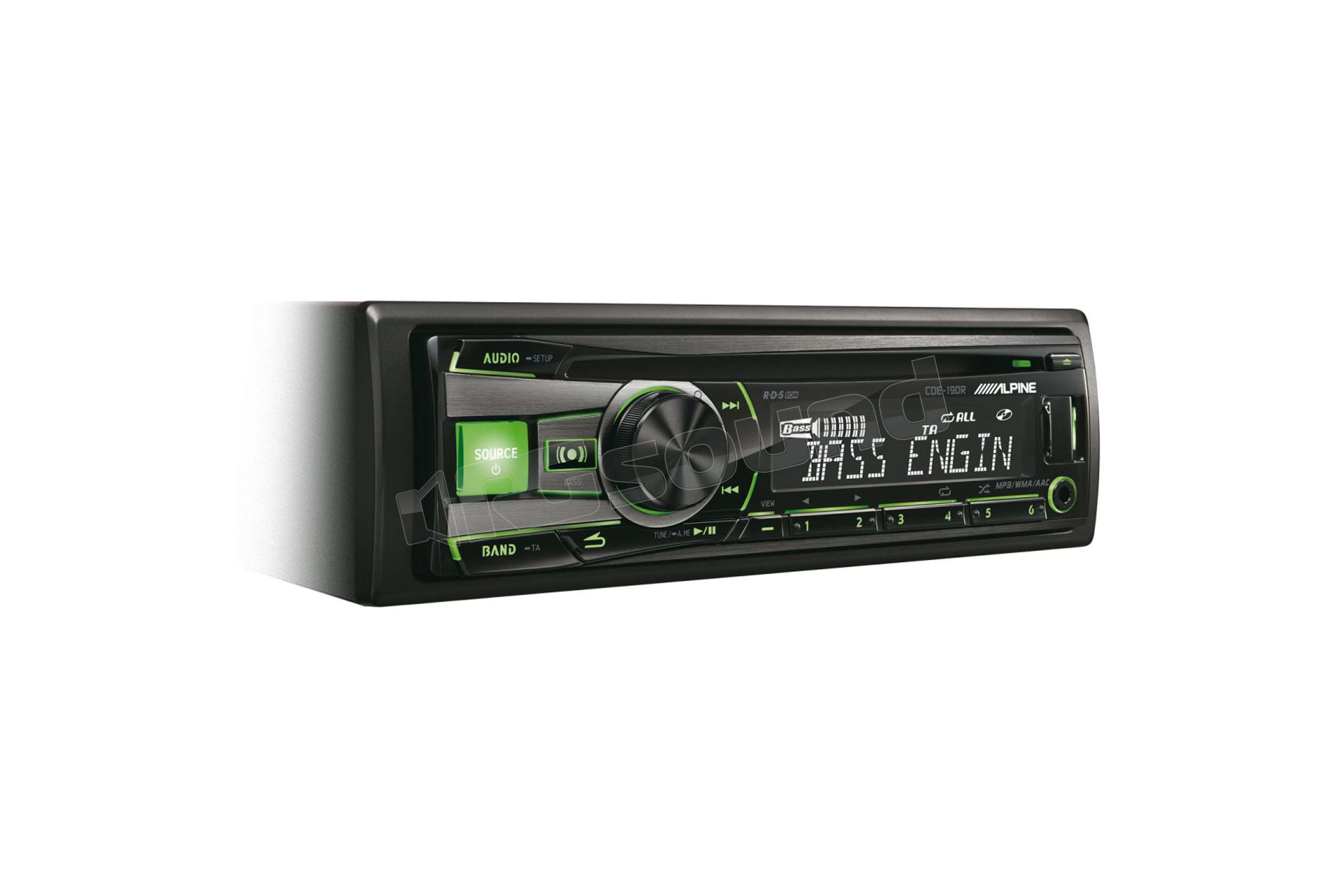 Alpine CDE-190R CD - Tuner - USB - doppia illuminazione | Autoradio 1