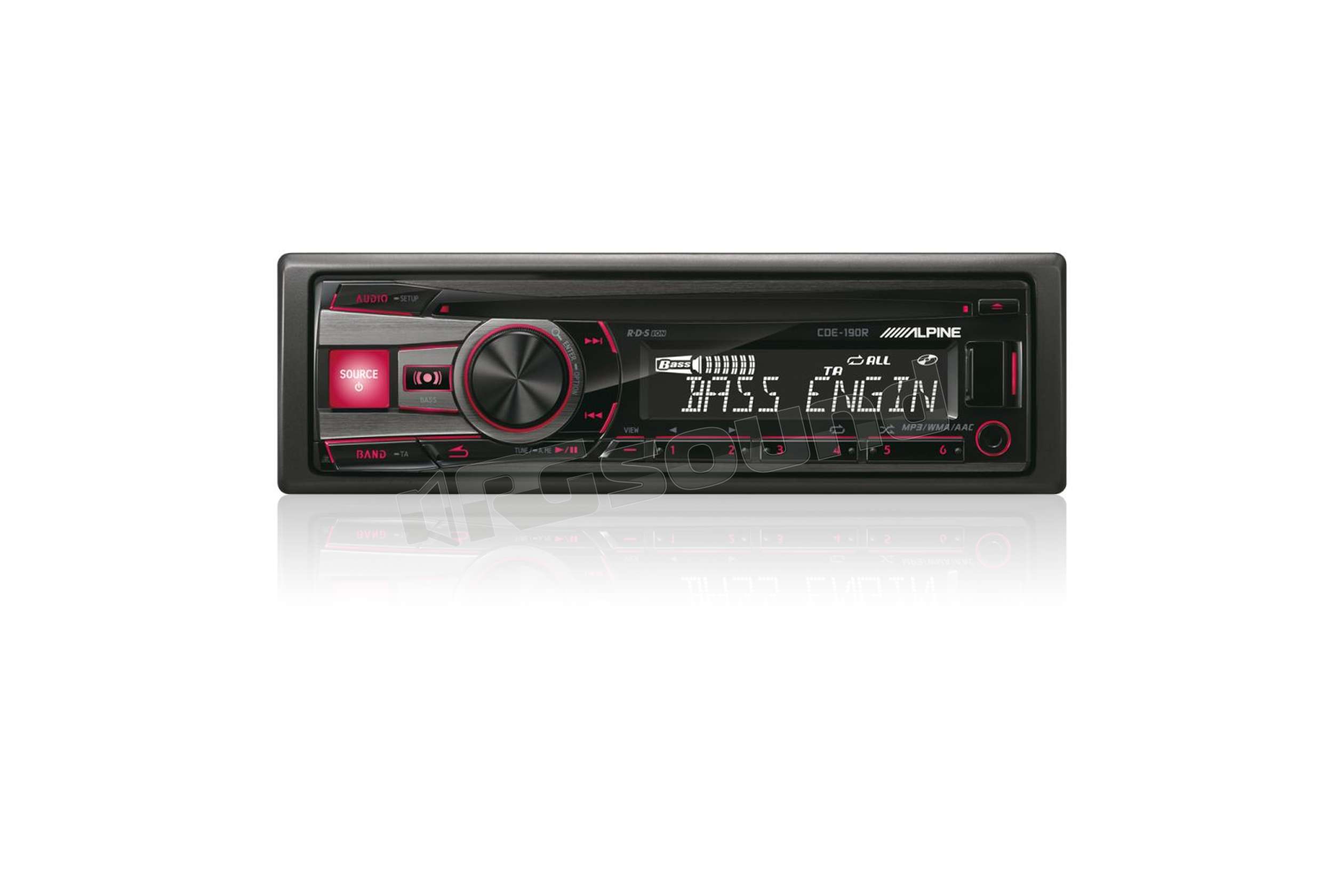 Alpine CDE-190R CD - Tuner - USB - doppia illuminazione | Autoradio 1