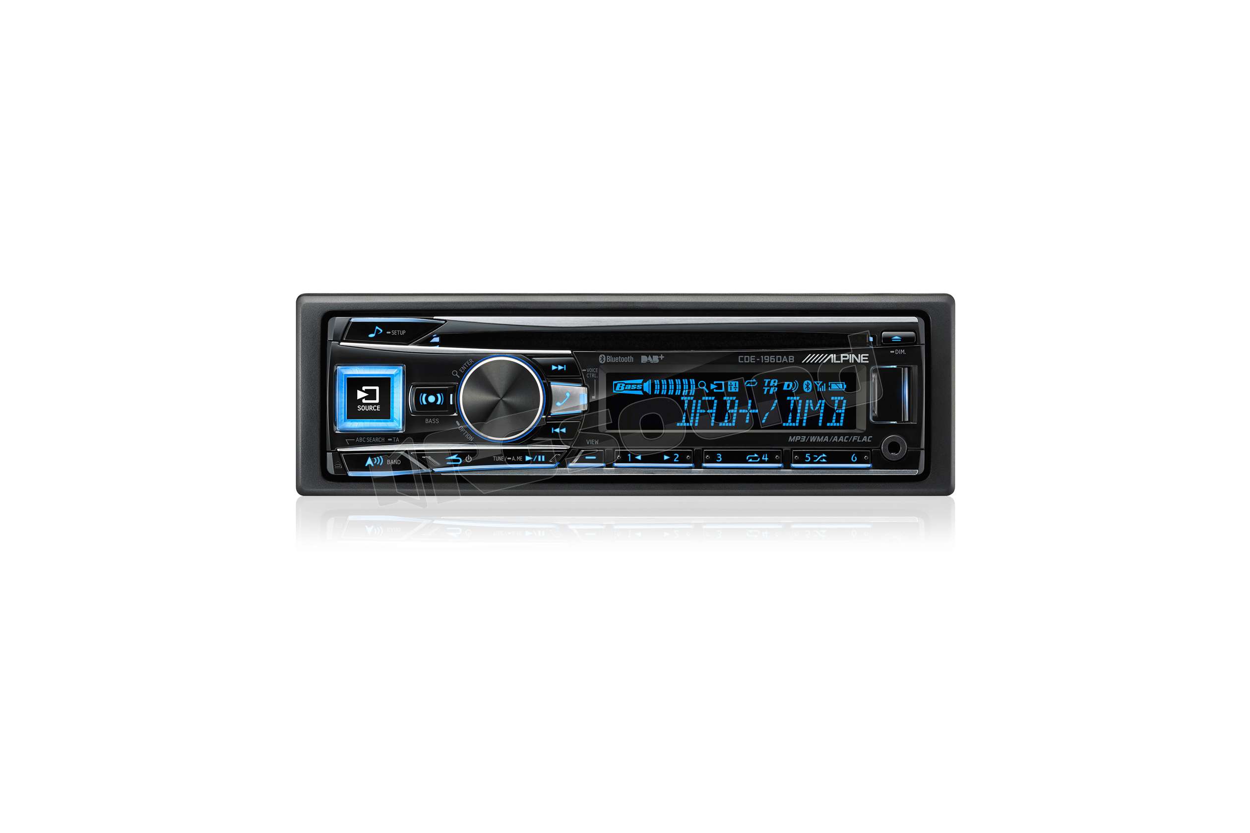 Alpine CDE-196DAB sintolettore CD - Tuner - Bluetooth - DAB+ | Autorad