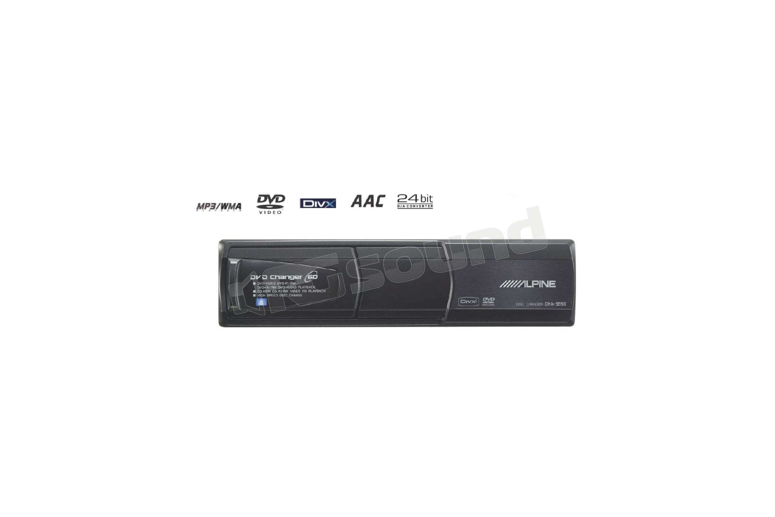 Alpine DHA-S690 Changer DVD DiVX | Player DVD - USB - SD - CD - Lettor