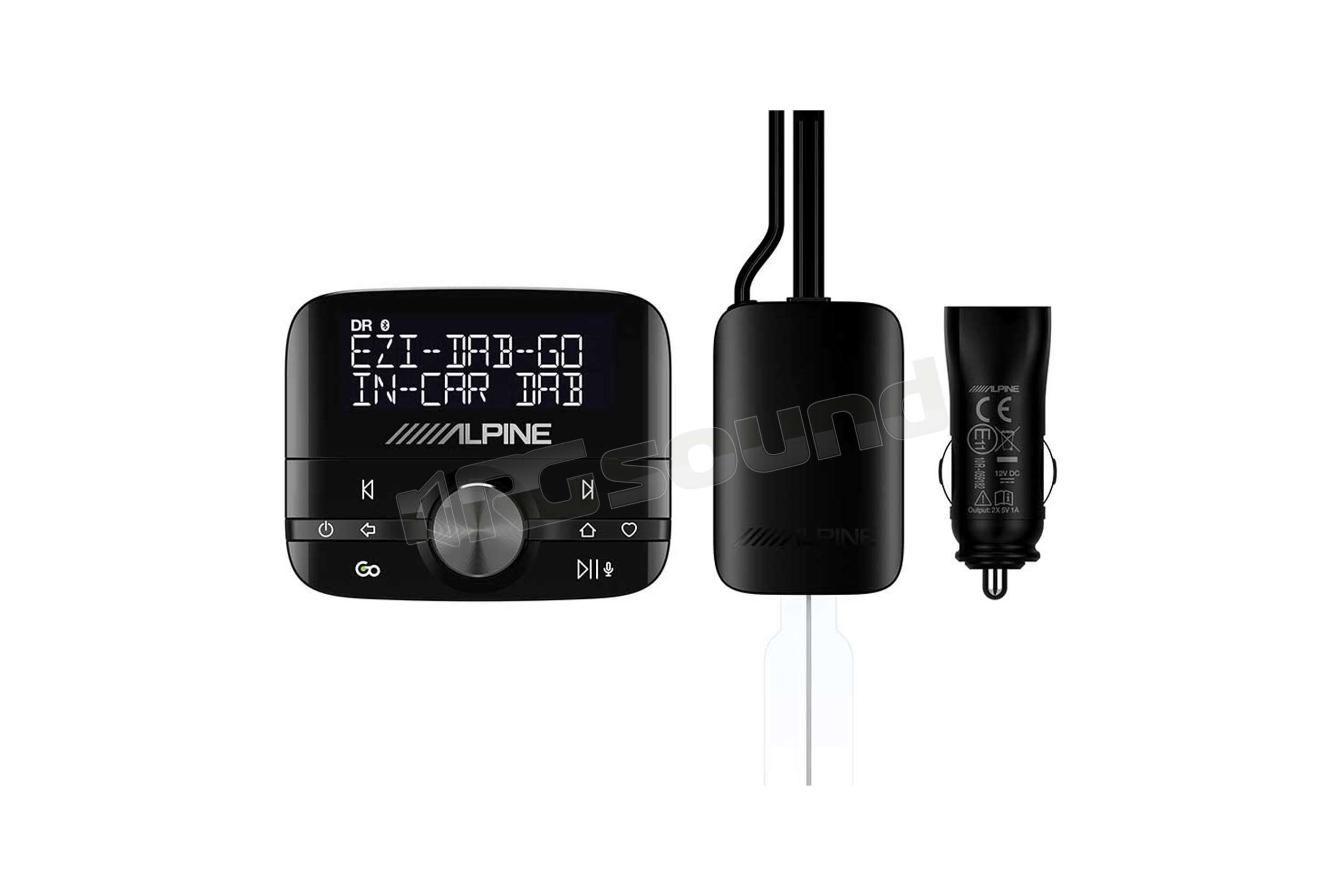 Alpine EZi-DAB-GO ricevitore DAB e antenna | Autoradio 1 din e 2 din C