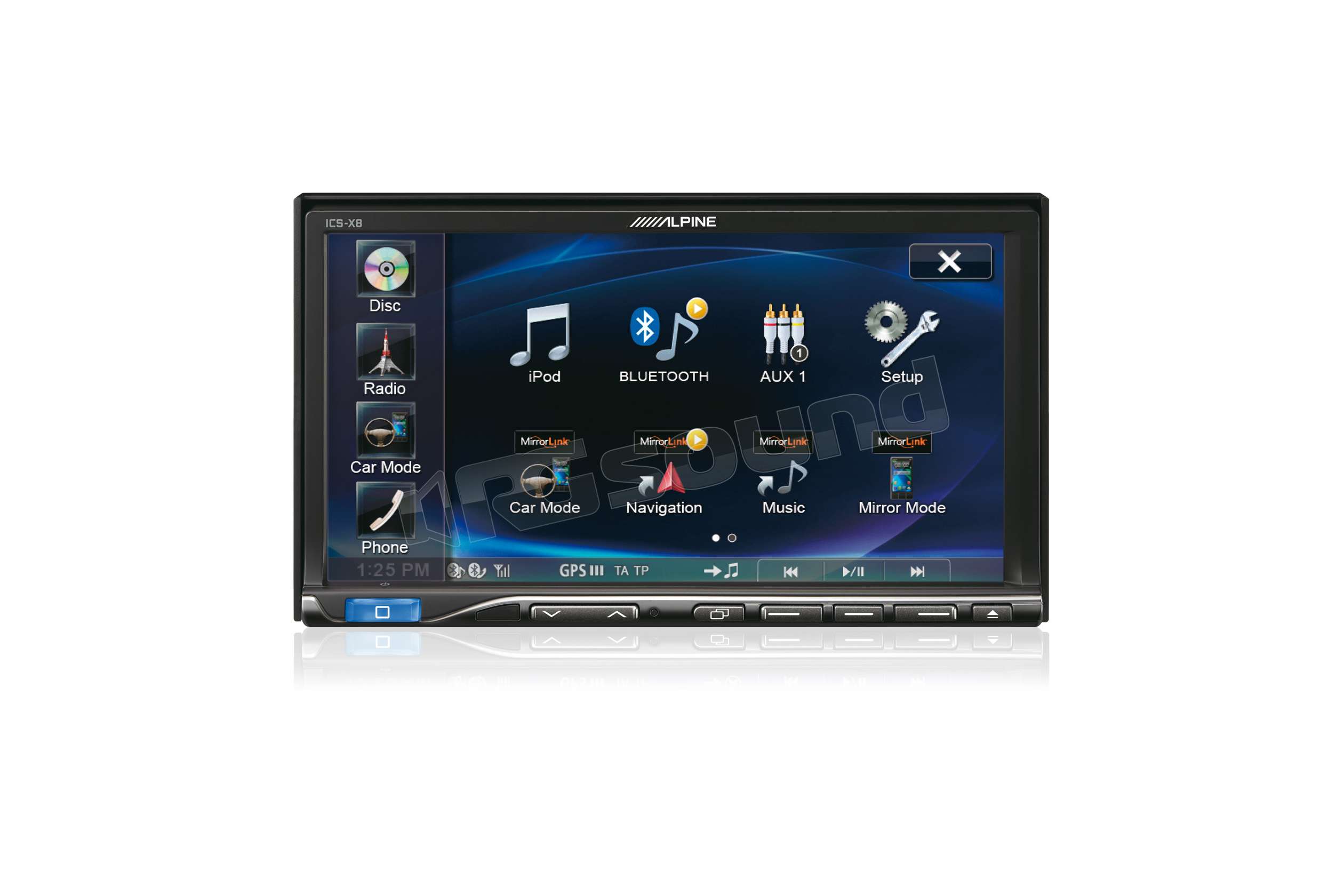 Alpine ICS-X8 monitor con MirrorLink Nokia e Samsung Galaxy S3 | Monit