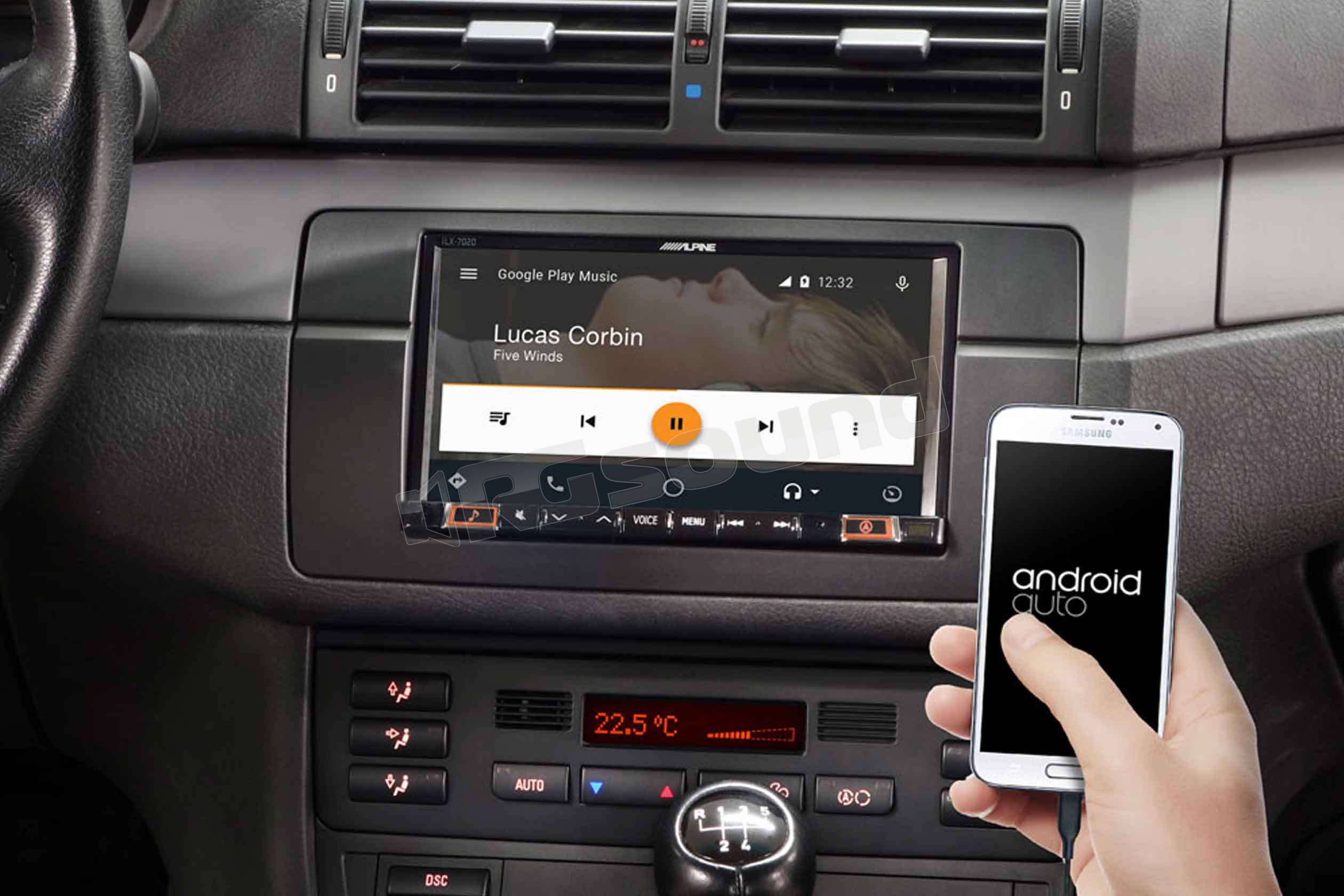 Alpine iLX-702E46 monitor 7'' DAB+ per BMW Serie 3 E46 | Monitor auto