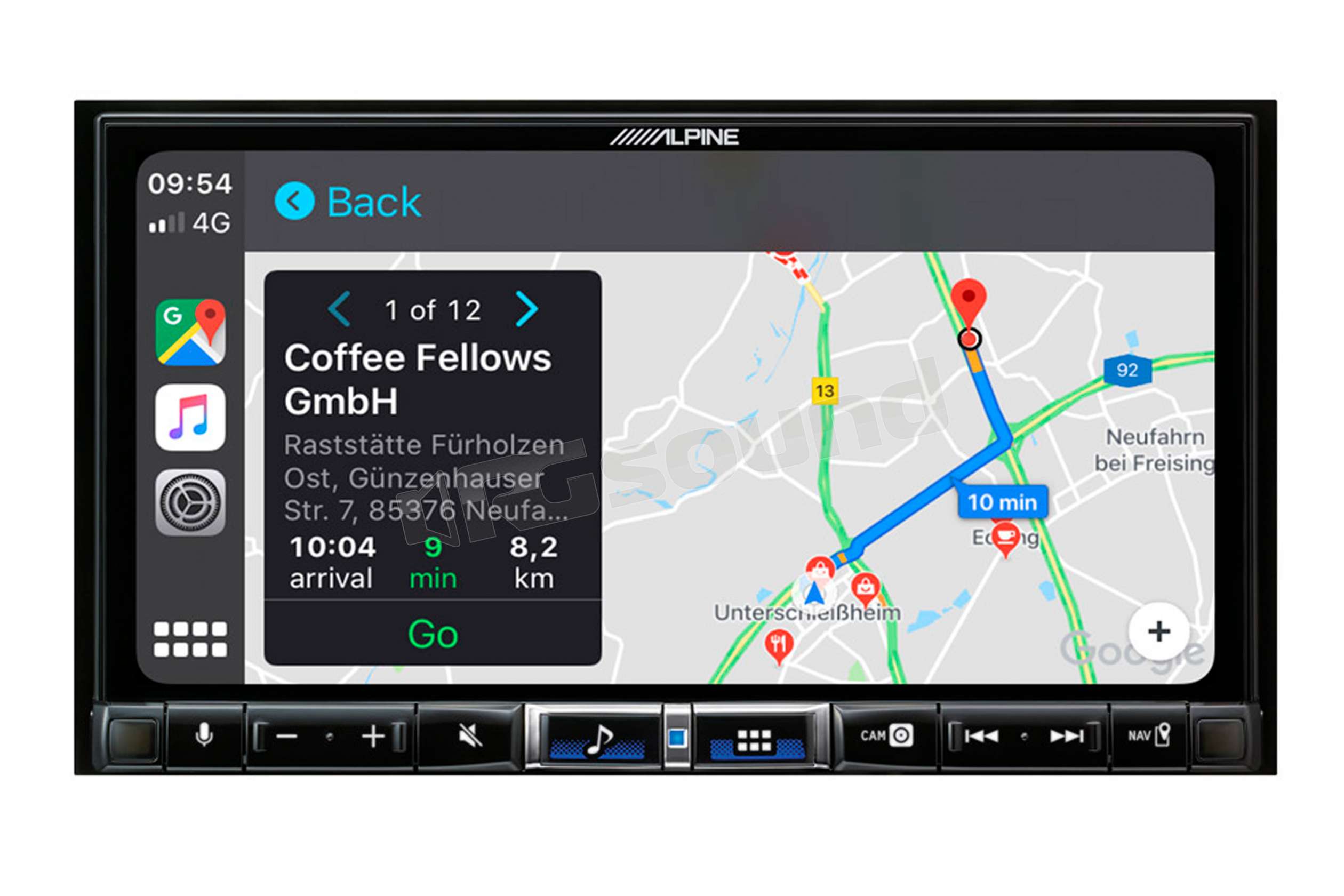 Alpine ILX-705D Monitor 7'' con Bluetooth, Apple CarPlay wireless, And