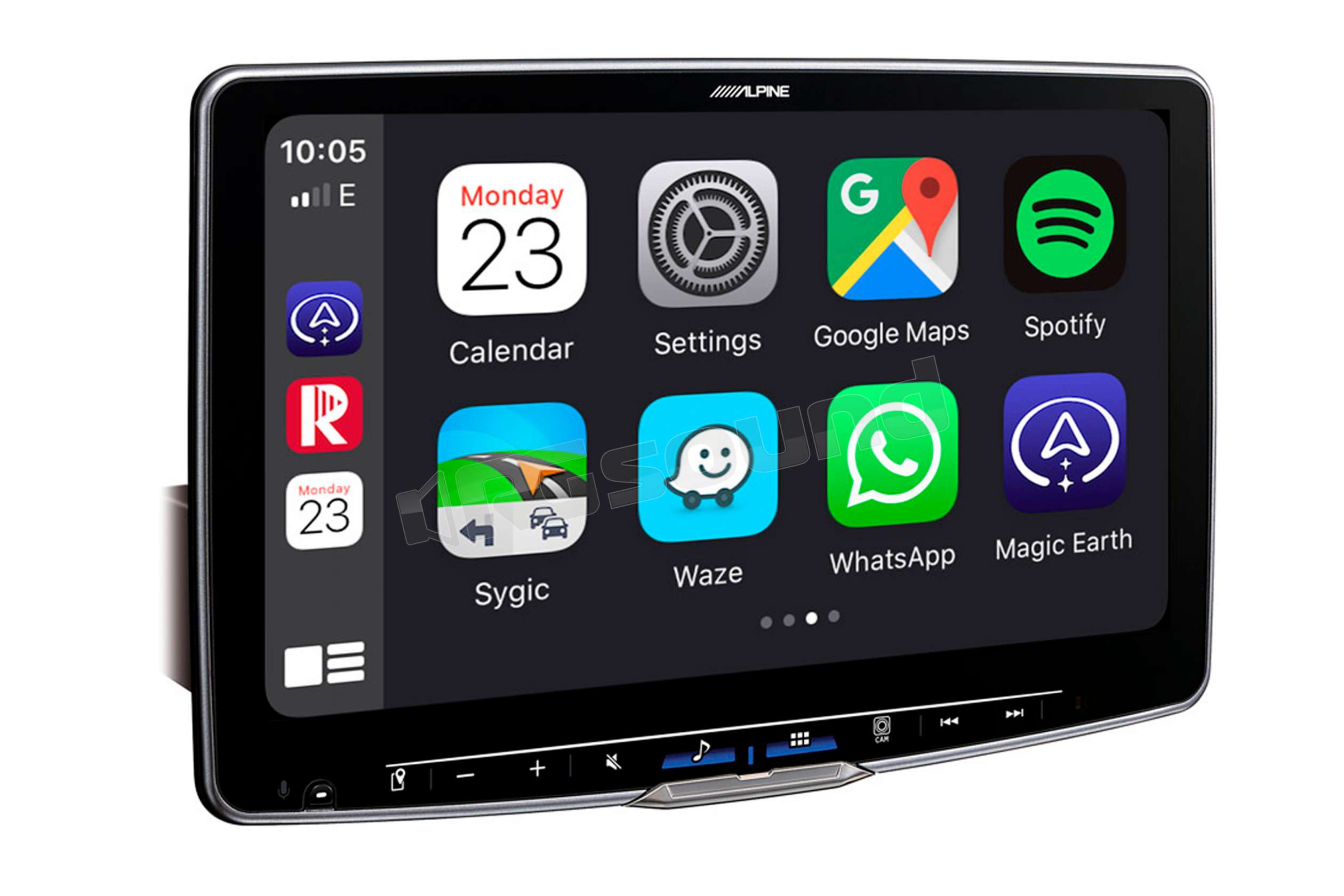 Alpine iLX-F115D Monitor alta risoluzione 11" - Android Auto e wireles