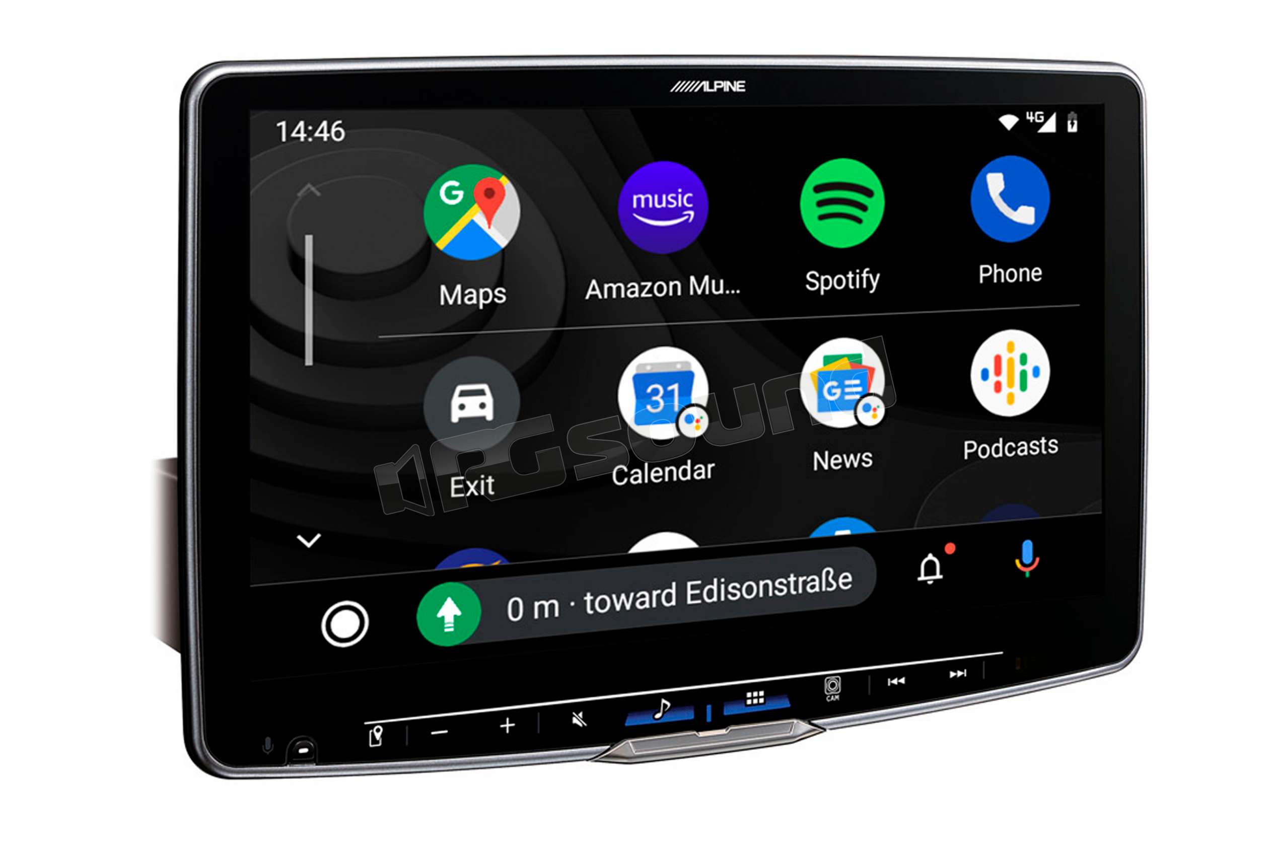Alpine iLX-F115D Monitor alta risoluzione 11" - Android Auto e wireles