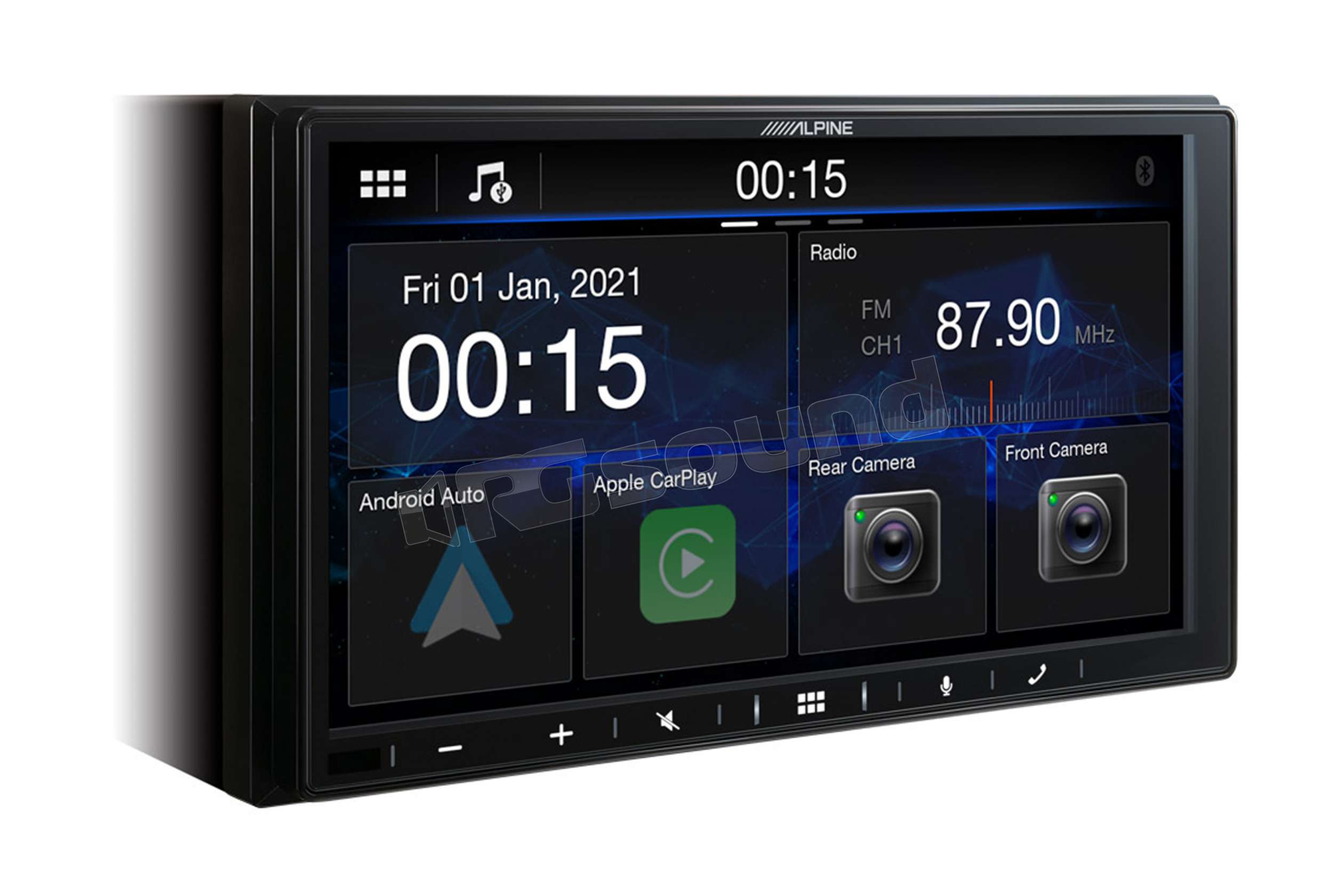 Alpine iLX-W690D monitor 7'' con profondità ridotta, DAB+, Bluetooth,