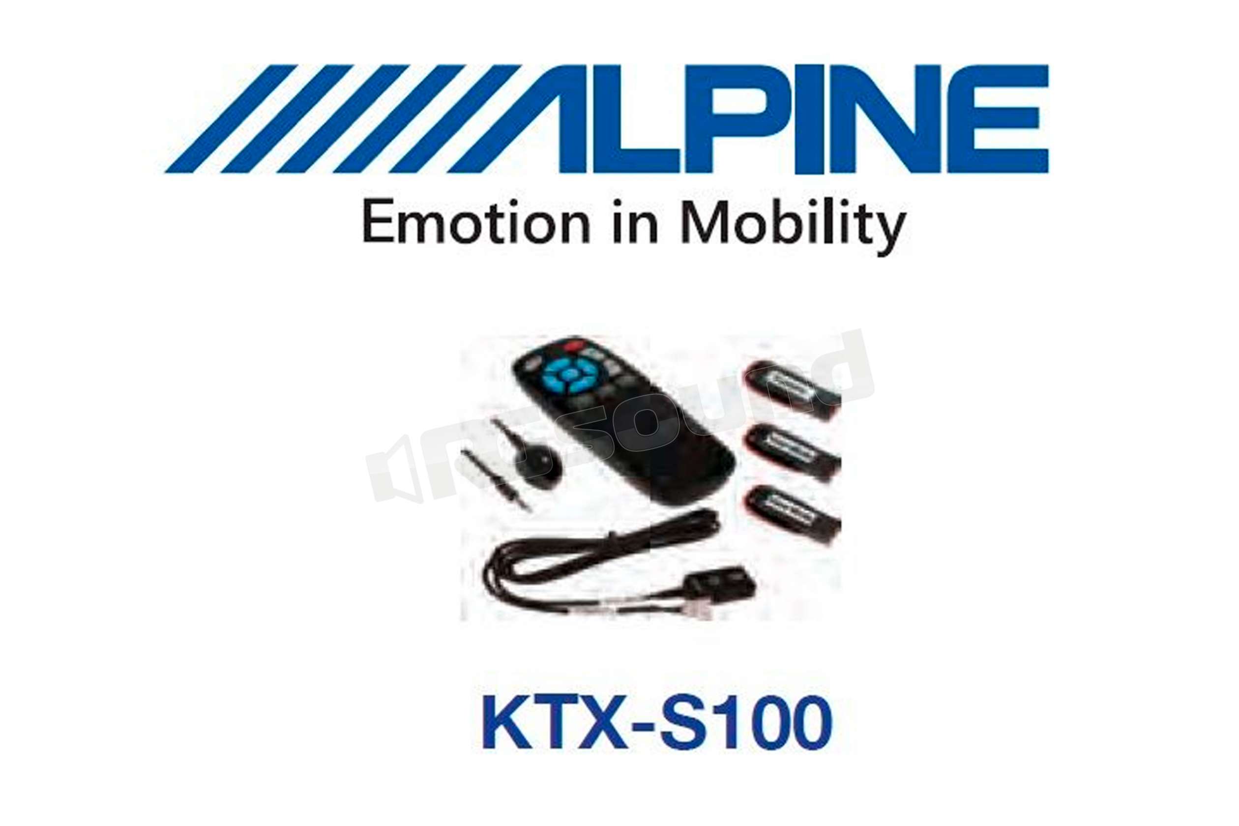Alpine KTX-S100 Software di calibrazione e telecomando per HCS-T100