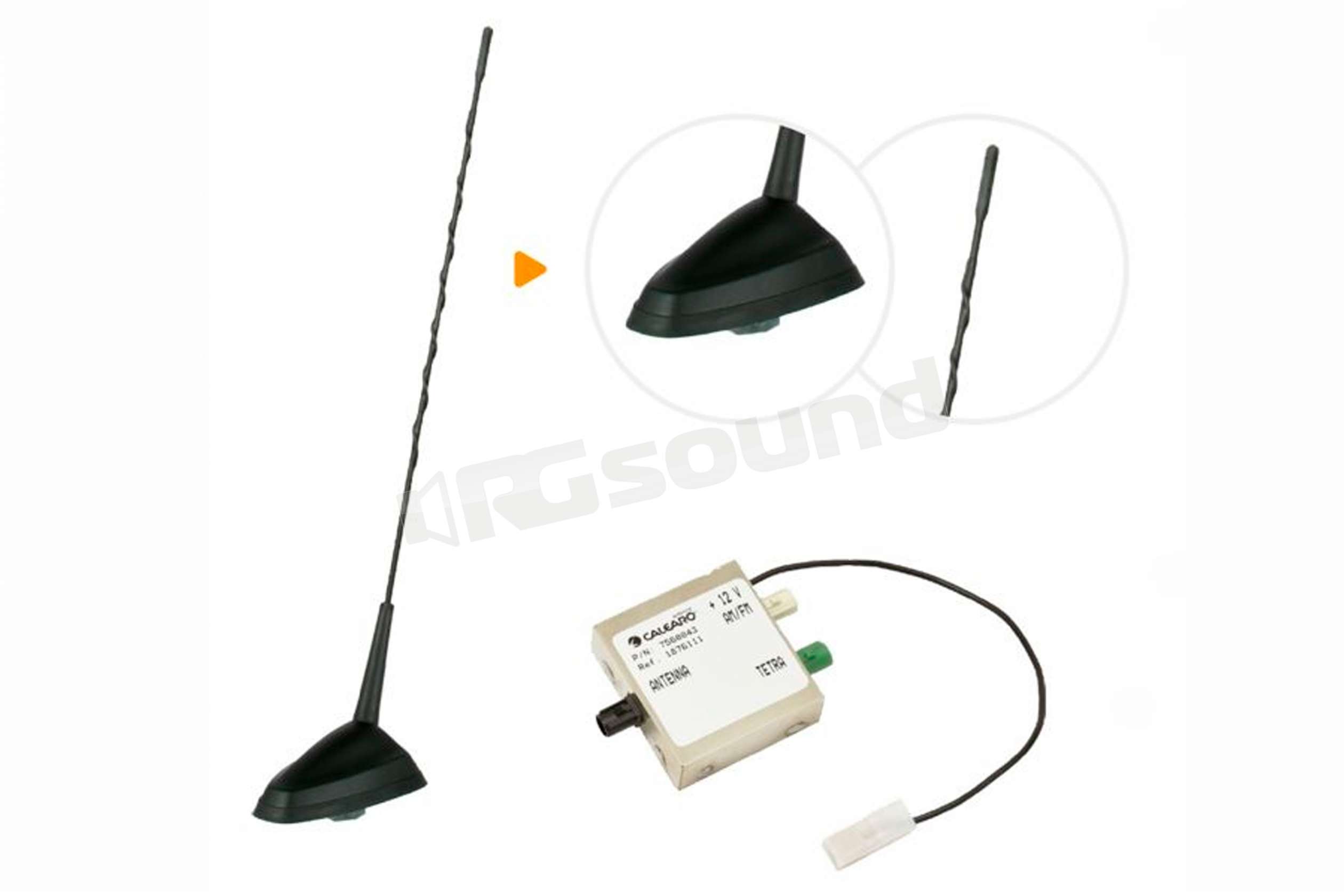 Calearo 7771025 RSA TRIPLEX | Antenne - FM + GPS