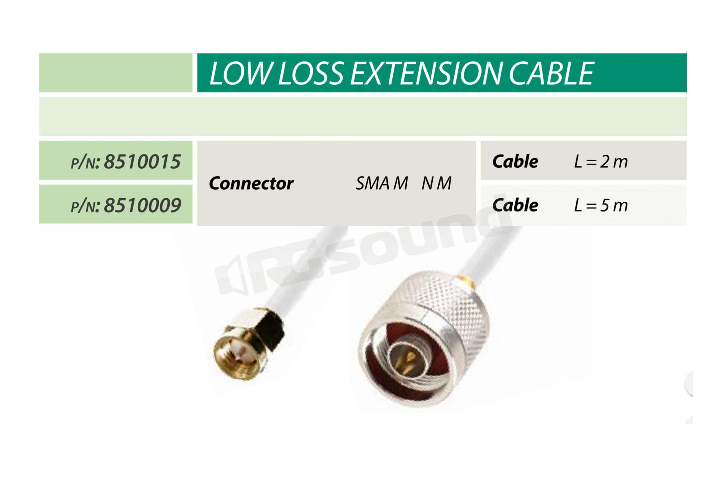 Calearo 8510015 cavo Low Loss 50 OHM - 2.0 metri | Antenne - Adattato