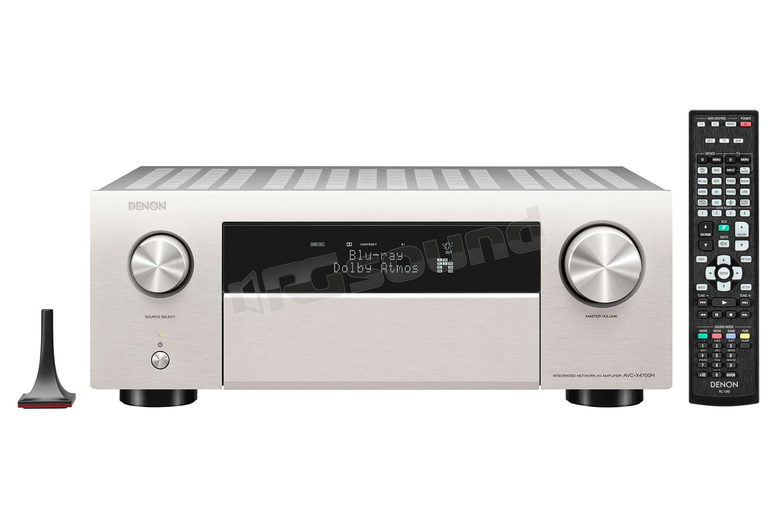 Denon AVC-X4700H Silver amplificatore AV 8K a 9.2 canali con 200 Watt