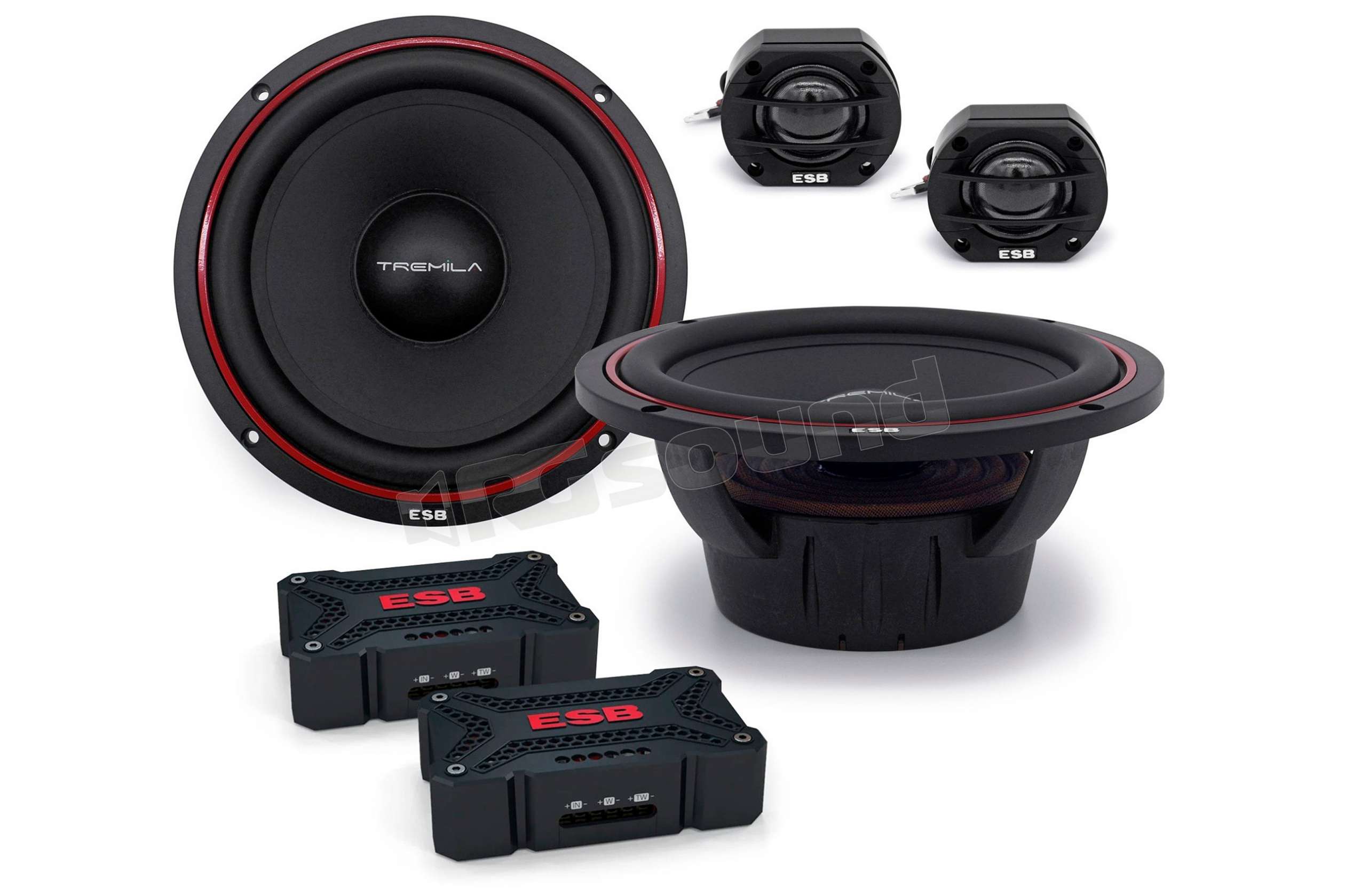 ESB car audio 3.6K2X Kit altoparlanti a 2 vie Serie 3000 crossover inc