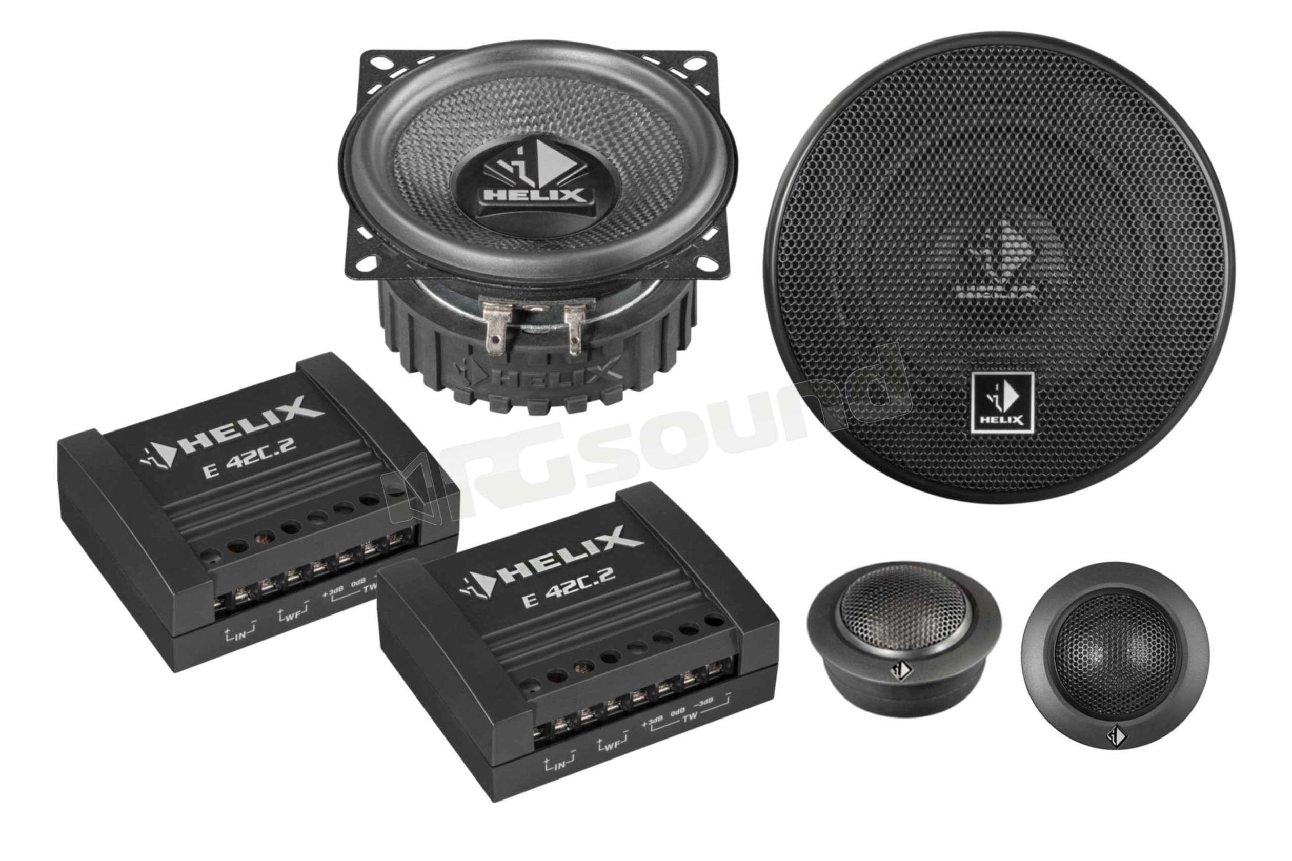 Helix E 42C.2 kit a due vie con woofer 100mm dal cono in fibra di vetr