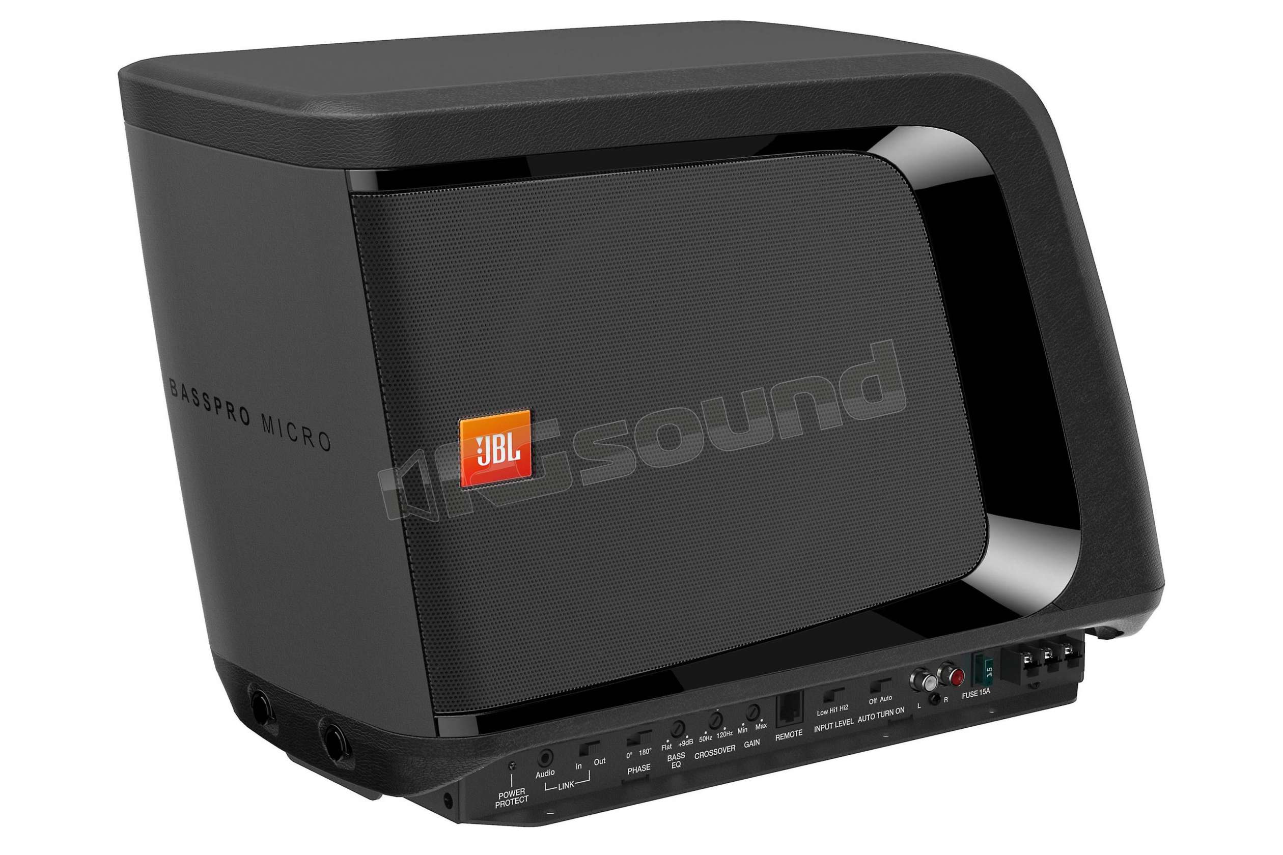 JBL BassPro Micro BLK sub amplificato con Dock removibile | Subwoofer