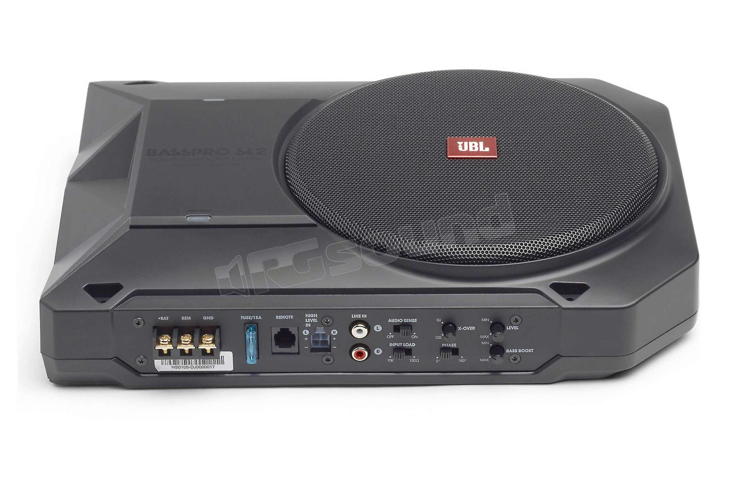 JBL BASSPRO SL2 sub 20cm ultra-sottile amplificato, ideale per lo spaz