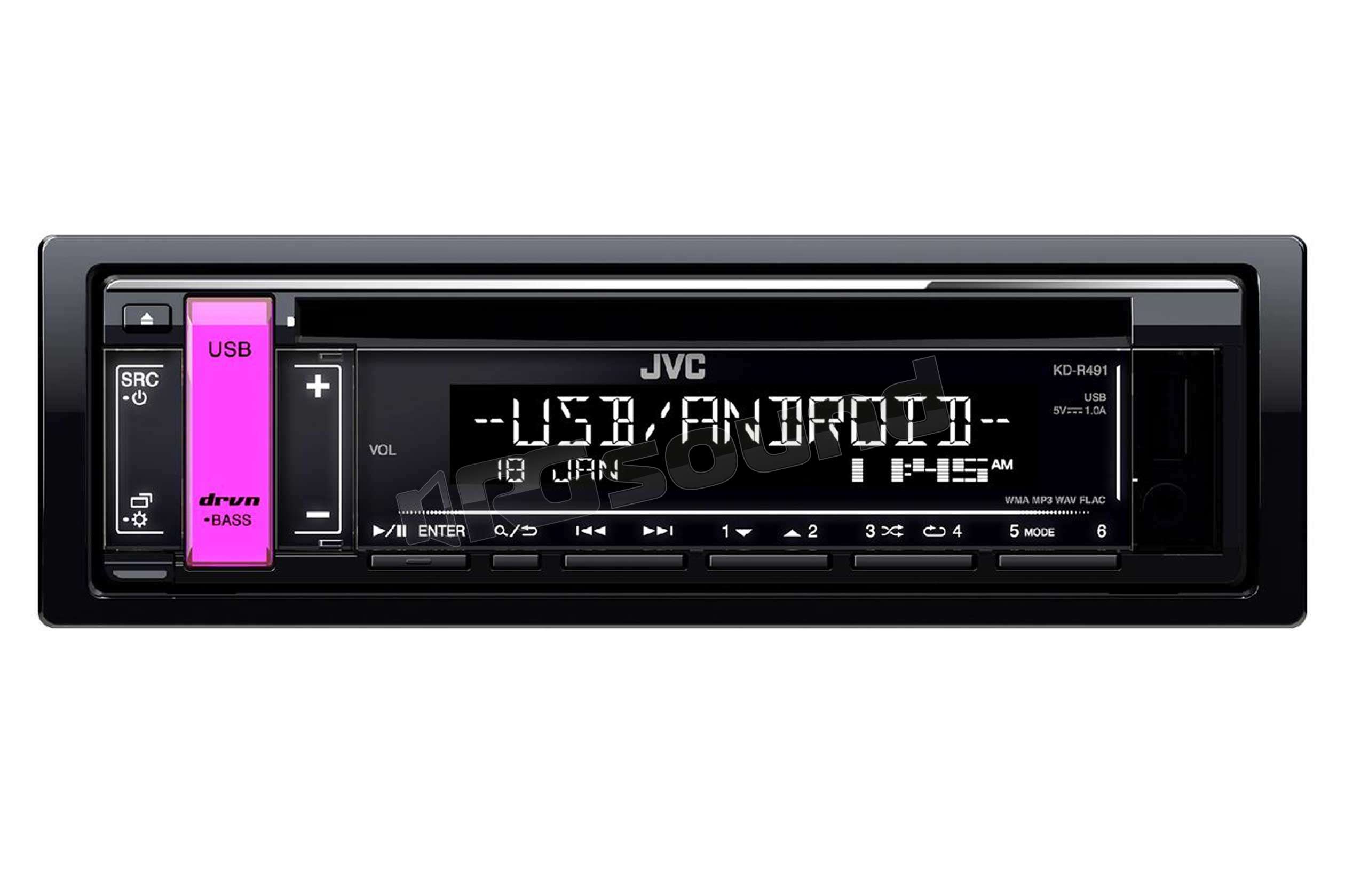 JVC KD-R491 | Autoradio 1 din e 2 din Car stereo - Autoradio 1 e 2 Di
