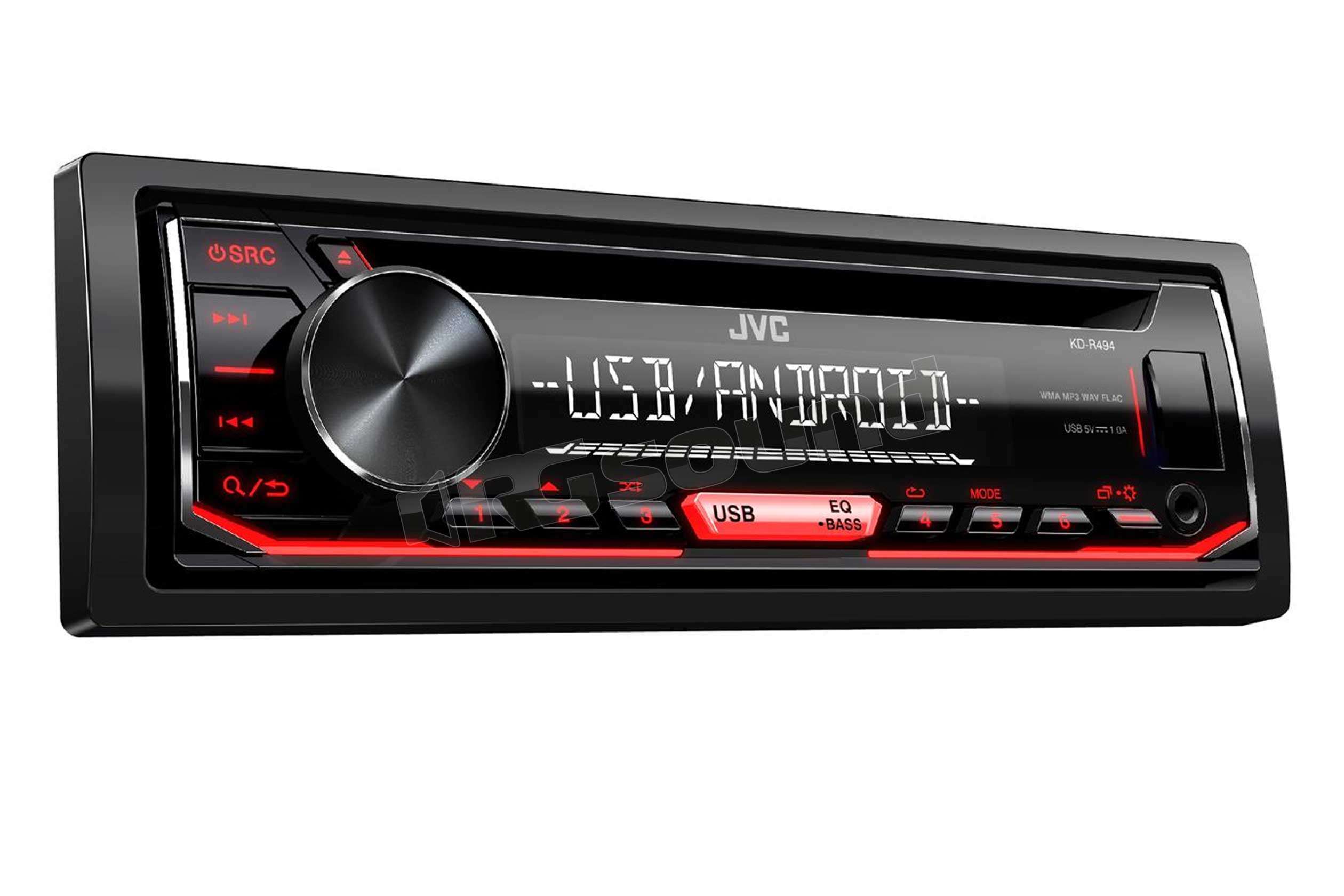JVC KD-R494 | Autoradio 1 din e 2 din Car stereo - Autoradio 1 e 2 Di