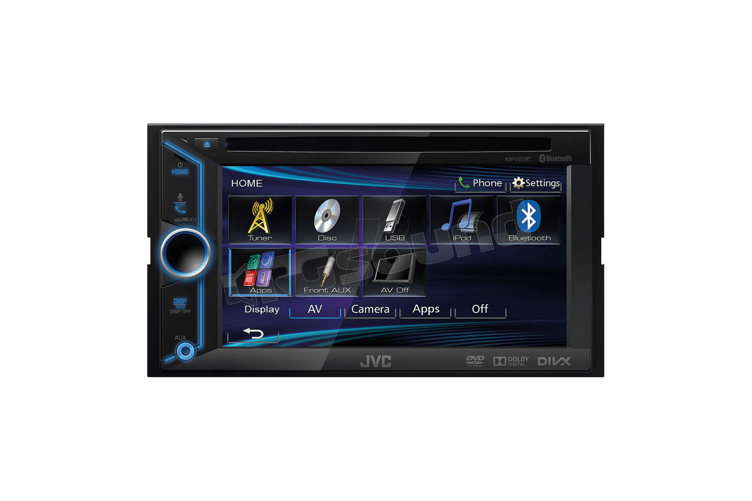 JVC KW-V20BTE | Monitor auto 1 e 2 Din Car multimedia - Monitor auto