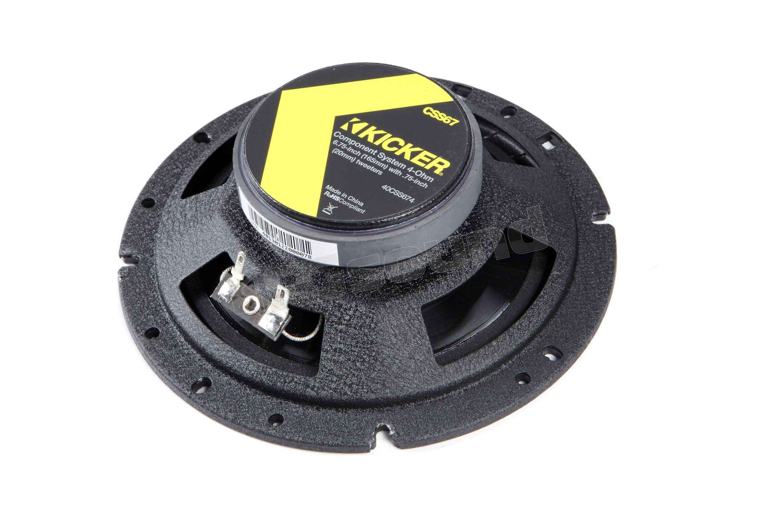 Kicker CSS674 sistema a due vie con woofer 165mm, tweeter 20mm, crosso