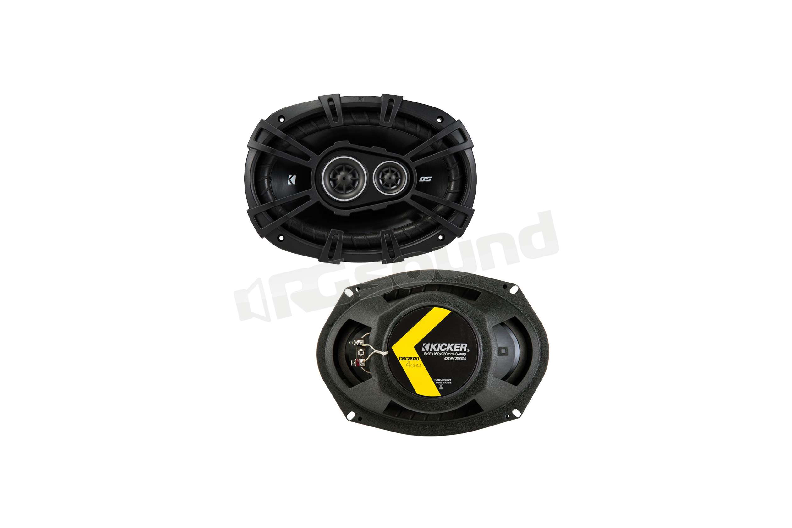 Kicker DSC69304 coassiale 6x9" mm 3 vie 360W | Coassiali - Coassiali e
