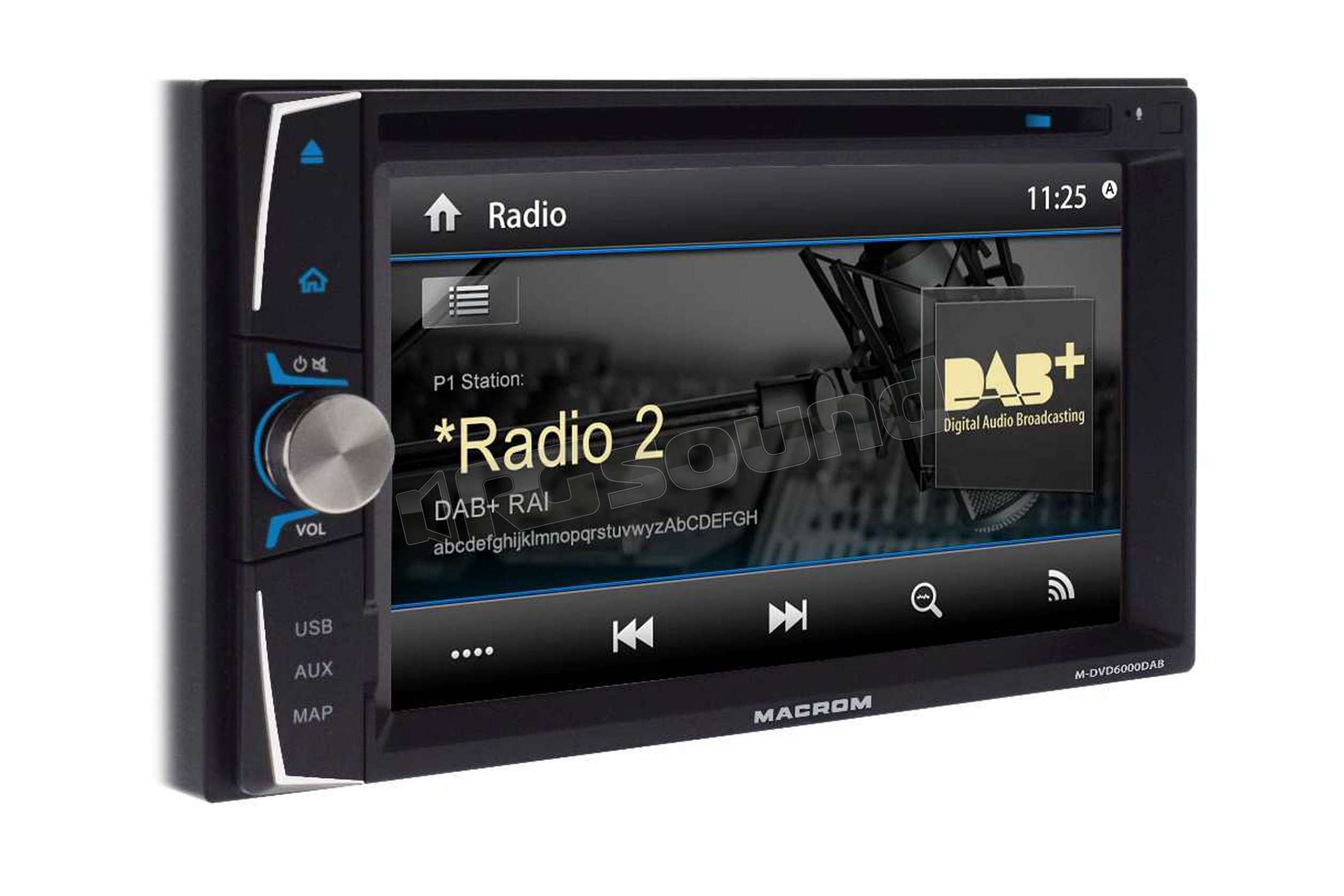 Macrom M-DVD6000DAB | Monitor auto 1 e 2 Din Car multimedia - Monitor ...