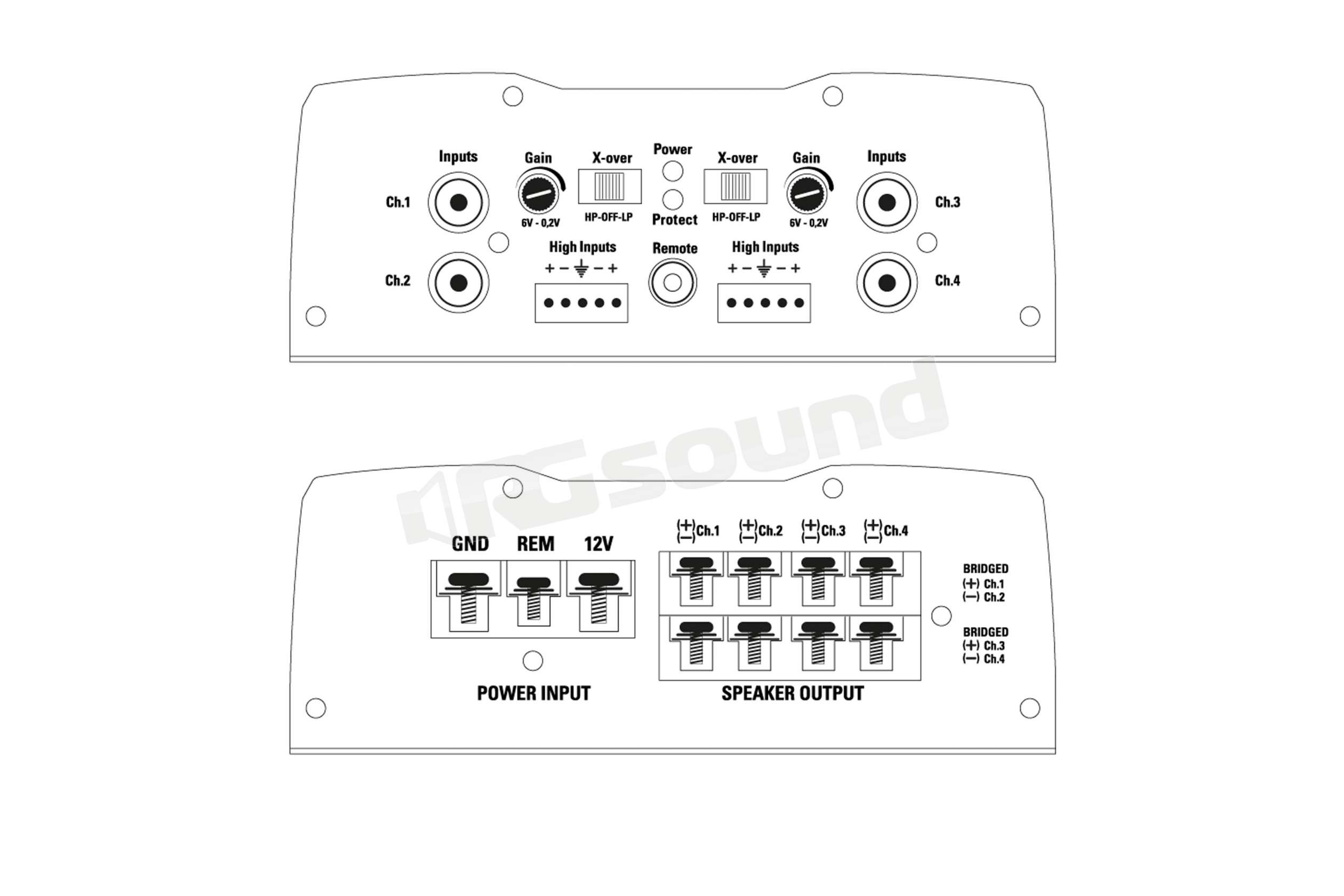 MTX audio TR 450 | Amplificatori - 4 canali