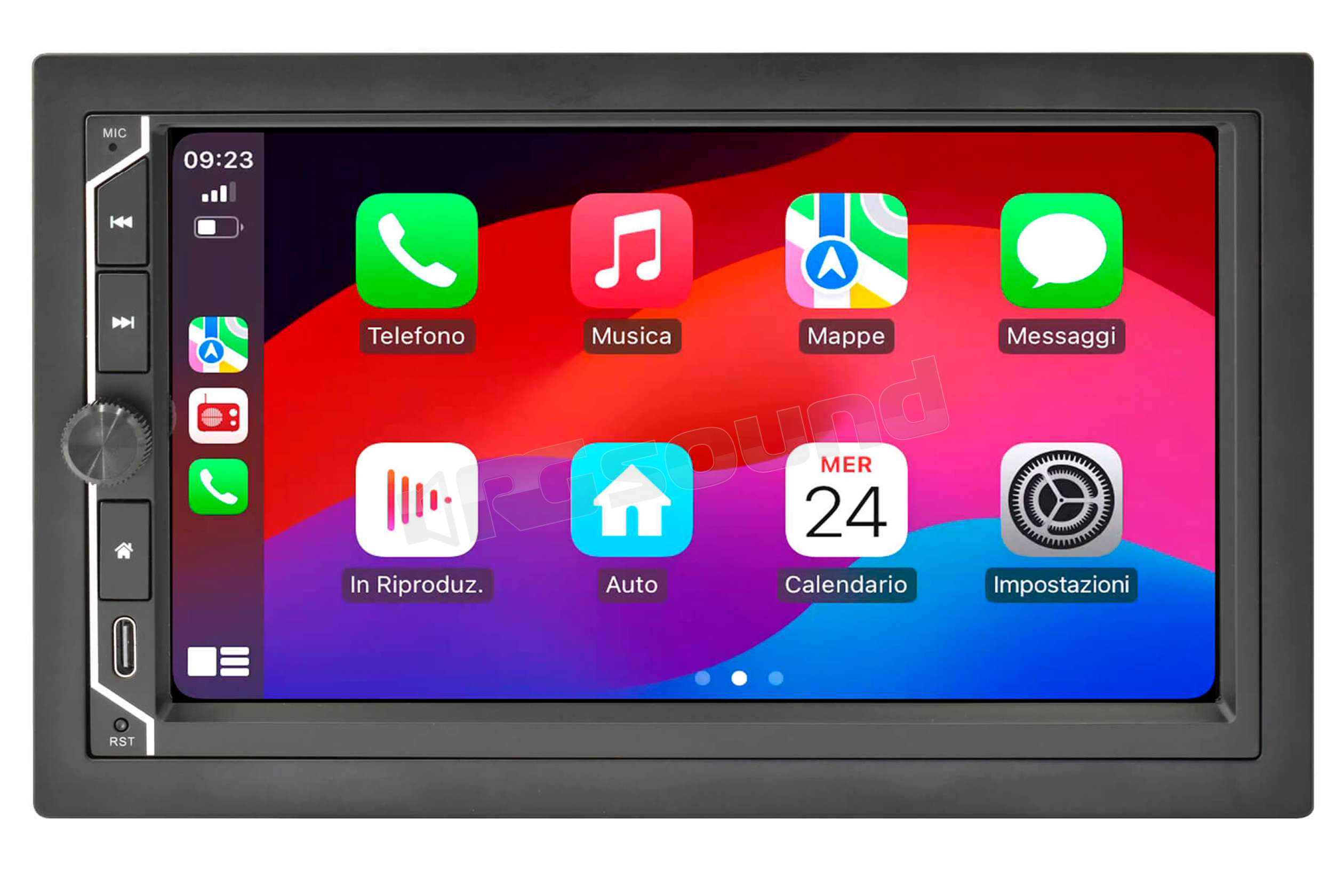 Phonocar VM018 Mediastation Android 6,75'' con Apple CarPlay E Android