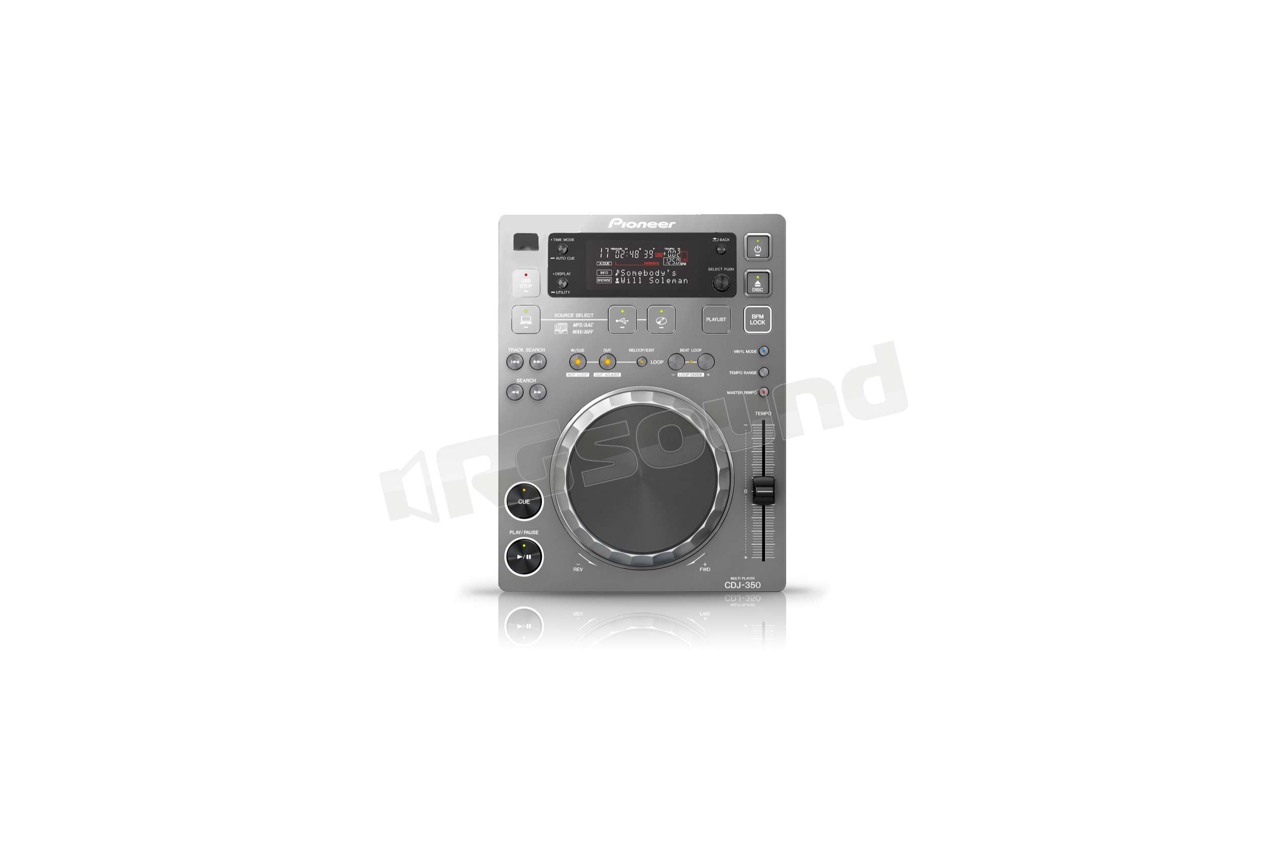 Pioneer DJ CDJ-350-S Deck multimediale digitale supporta rekordbox | P