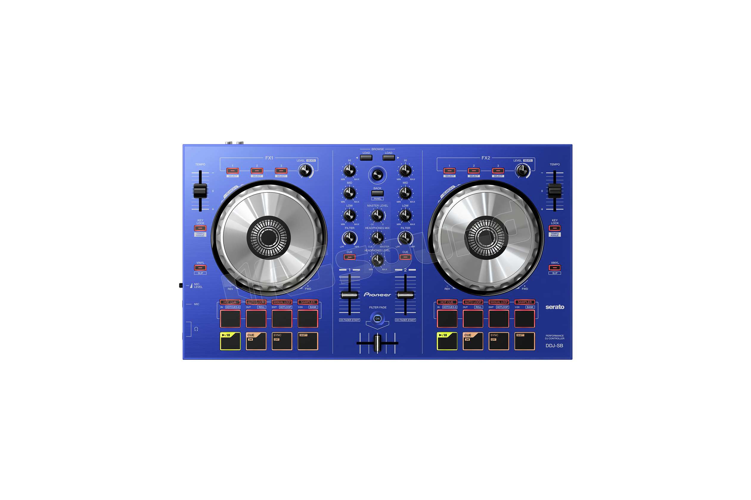 Pioneer DJ DDJ-SB-L colore blu | Prodotti professionali DJ e studio