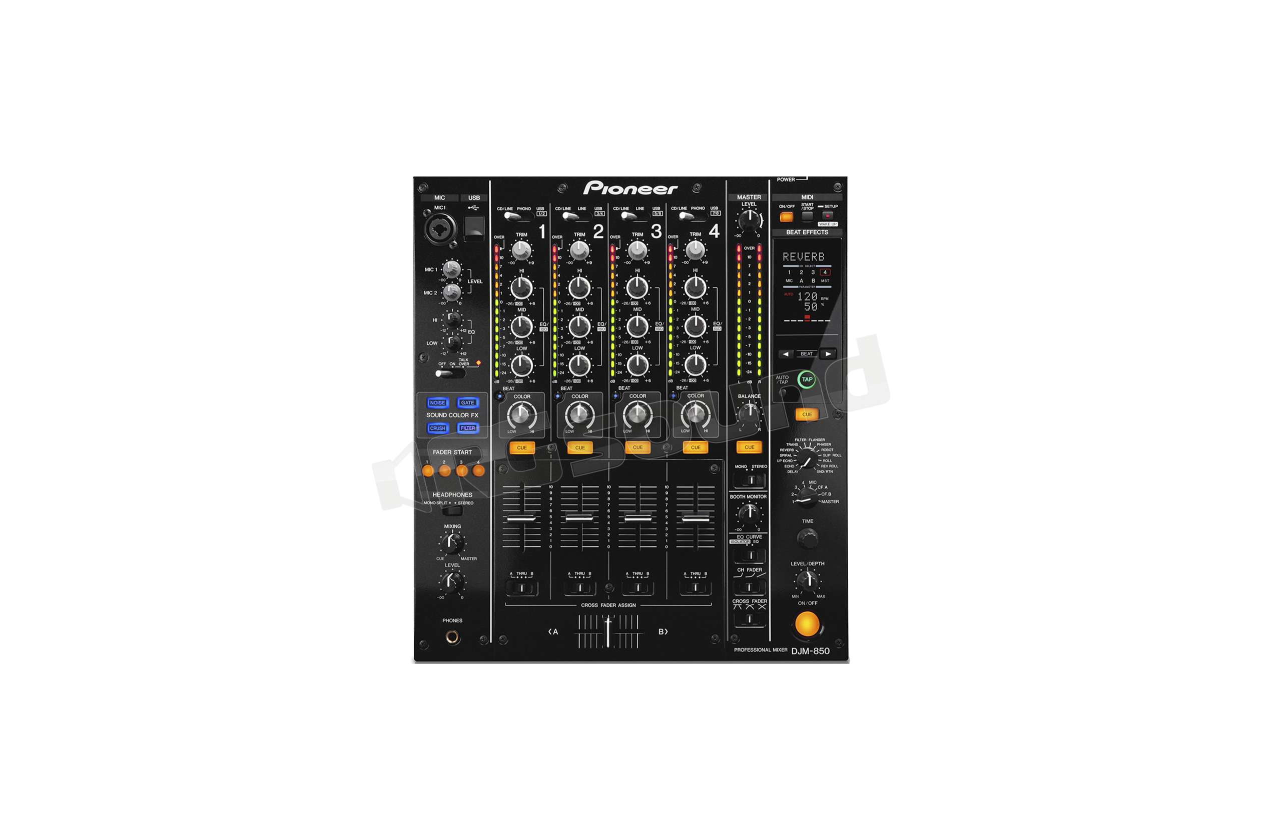 Pioneer DJ DJM-850-K 4 Channel Digital Mixer (Black) | Archivio (CAT)