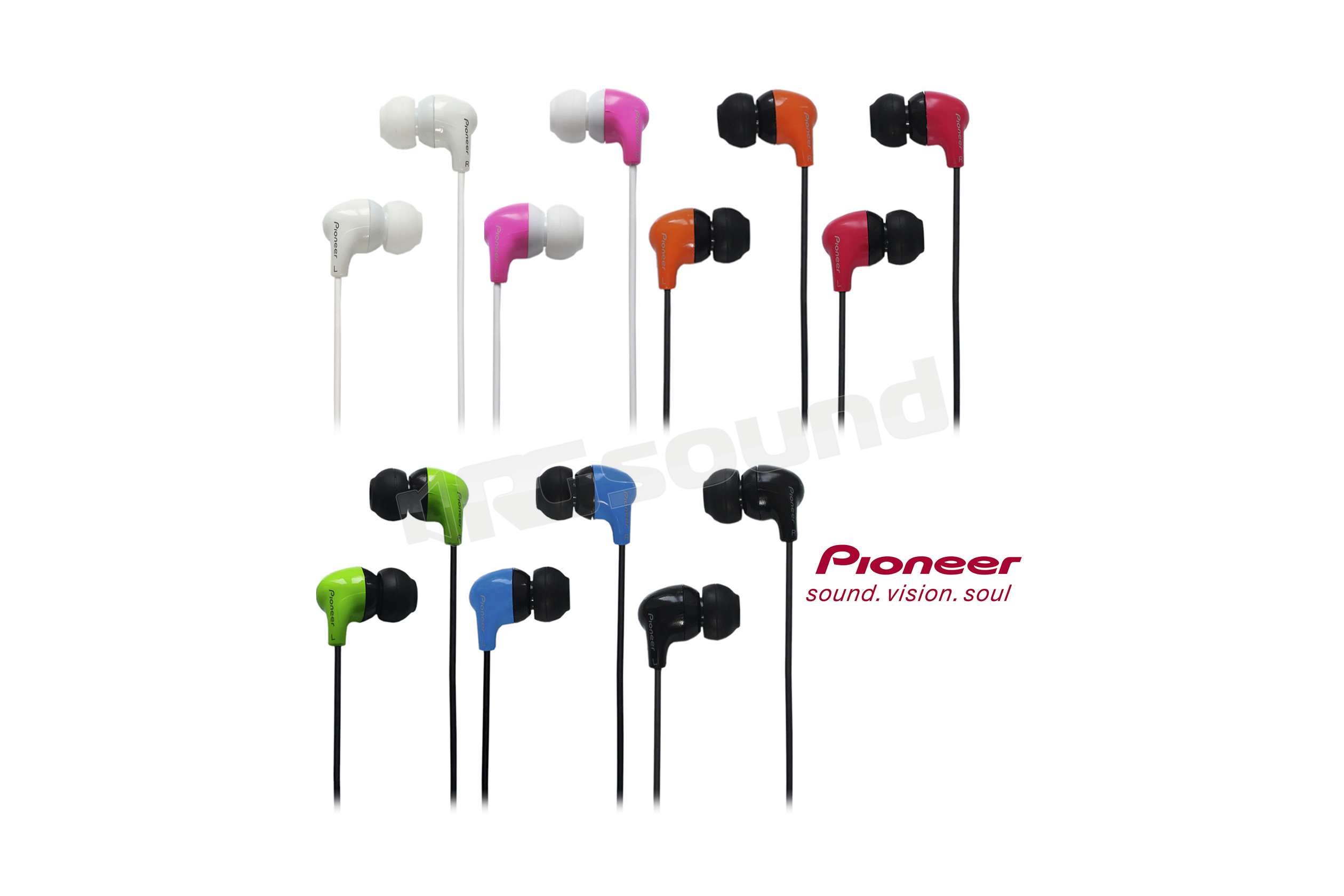 Pioneer SE-CL501-R auricolari colore rosso | Cuffie auricolari e micro