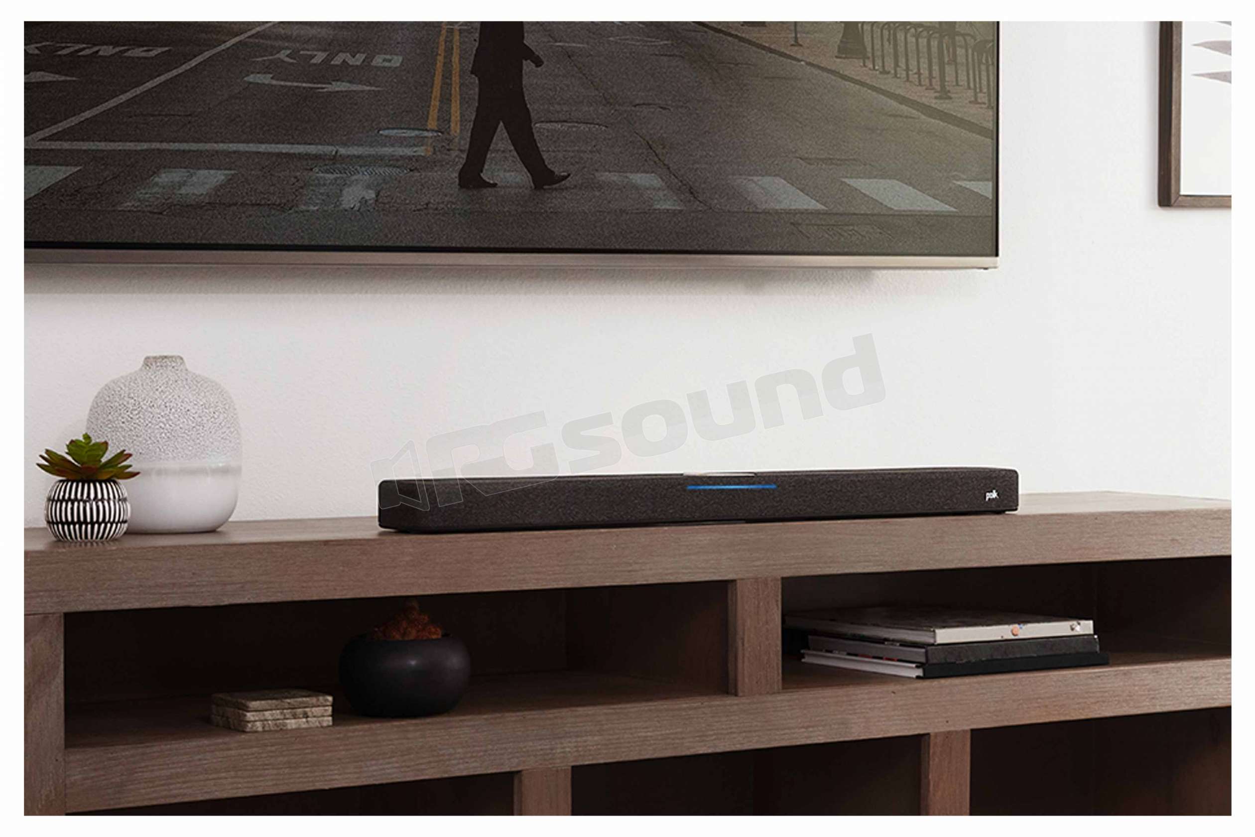Polk React Sound Bar soundbar home theater con Alexa e audio Dolby, DT