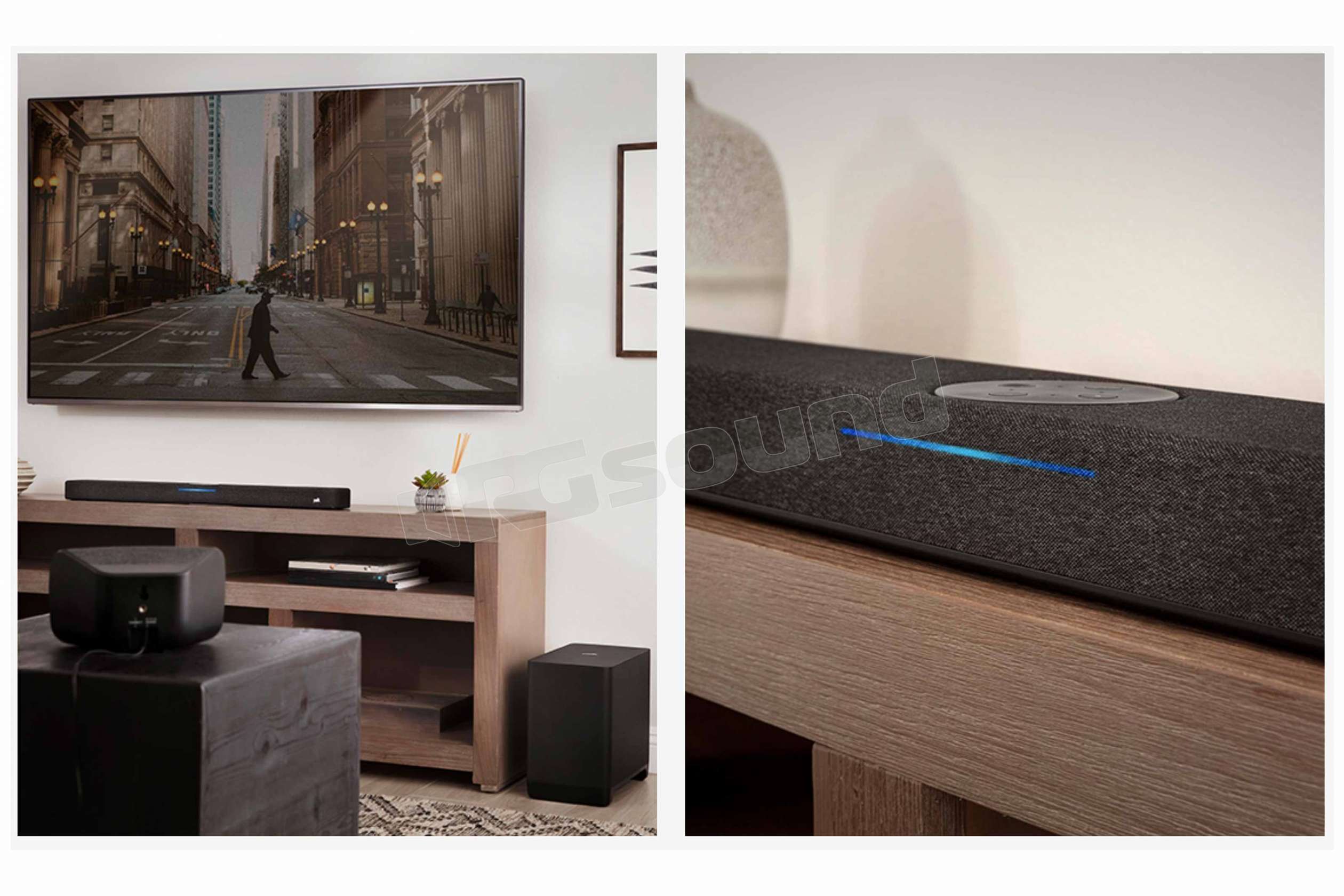 Polk React Sound Bar soundbar home theater con Alexa e audio Dolby, DT