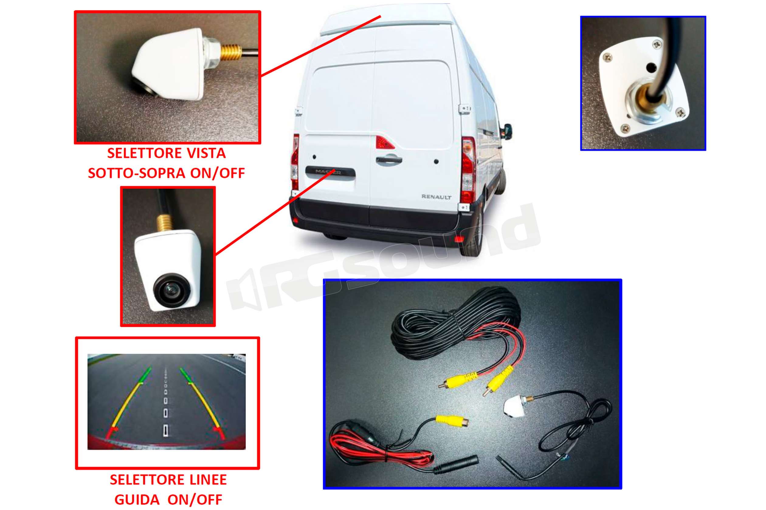 RG Sound DGC222VW | Sistemi di Retrovisione - Telecamere