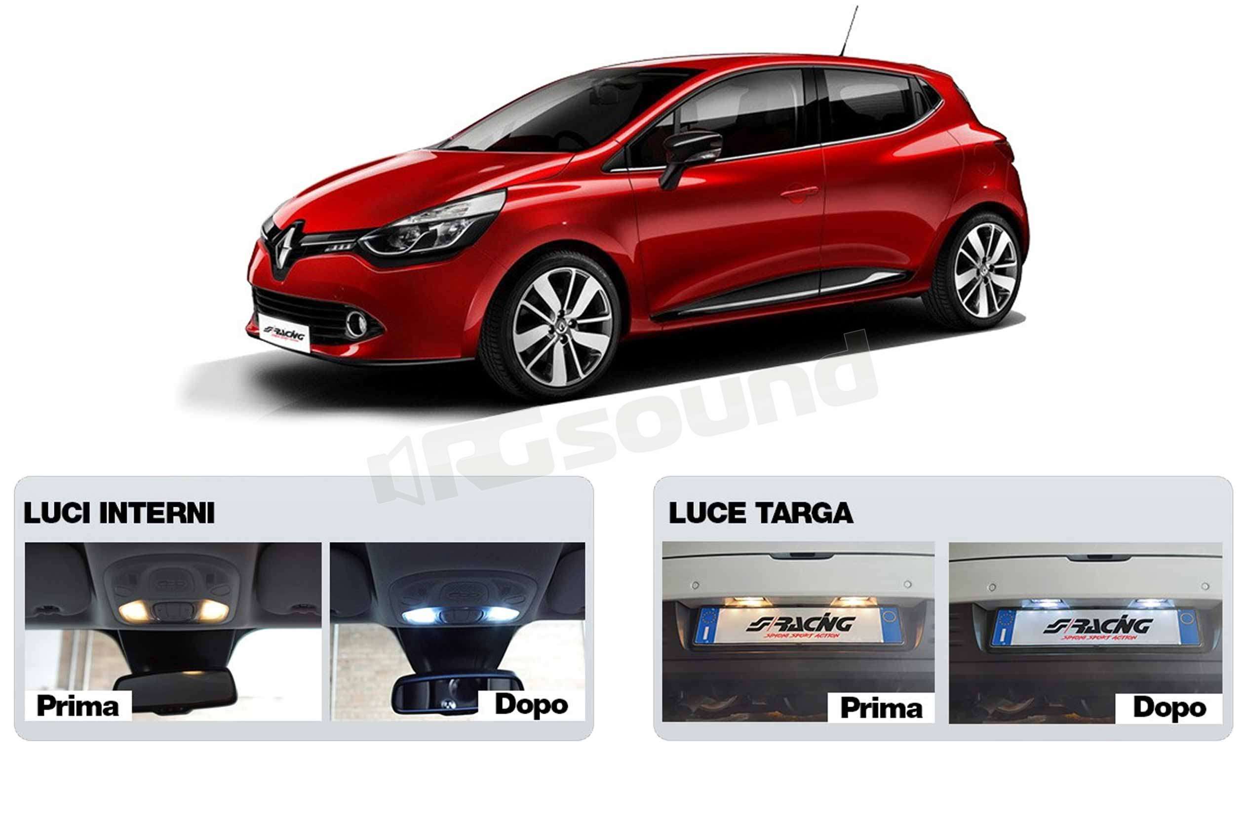 Simoni Racing CLIO-INT kit luci interne Renault Clio IV | Illuminazion ...