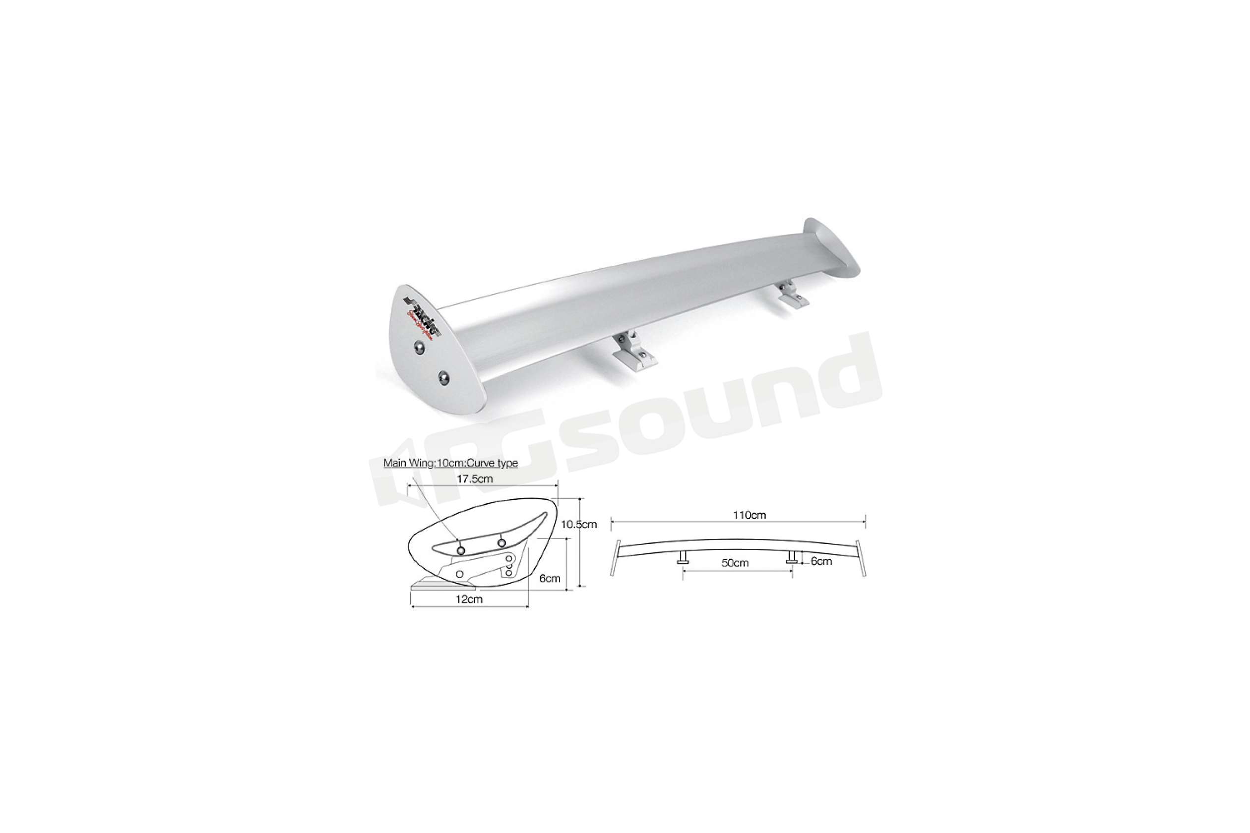 Simoni Racing SPA/1B Silver sky - Alluminio | Performance - Alettoni