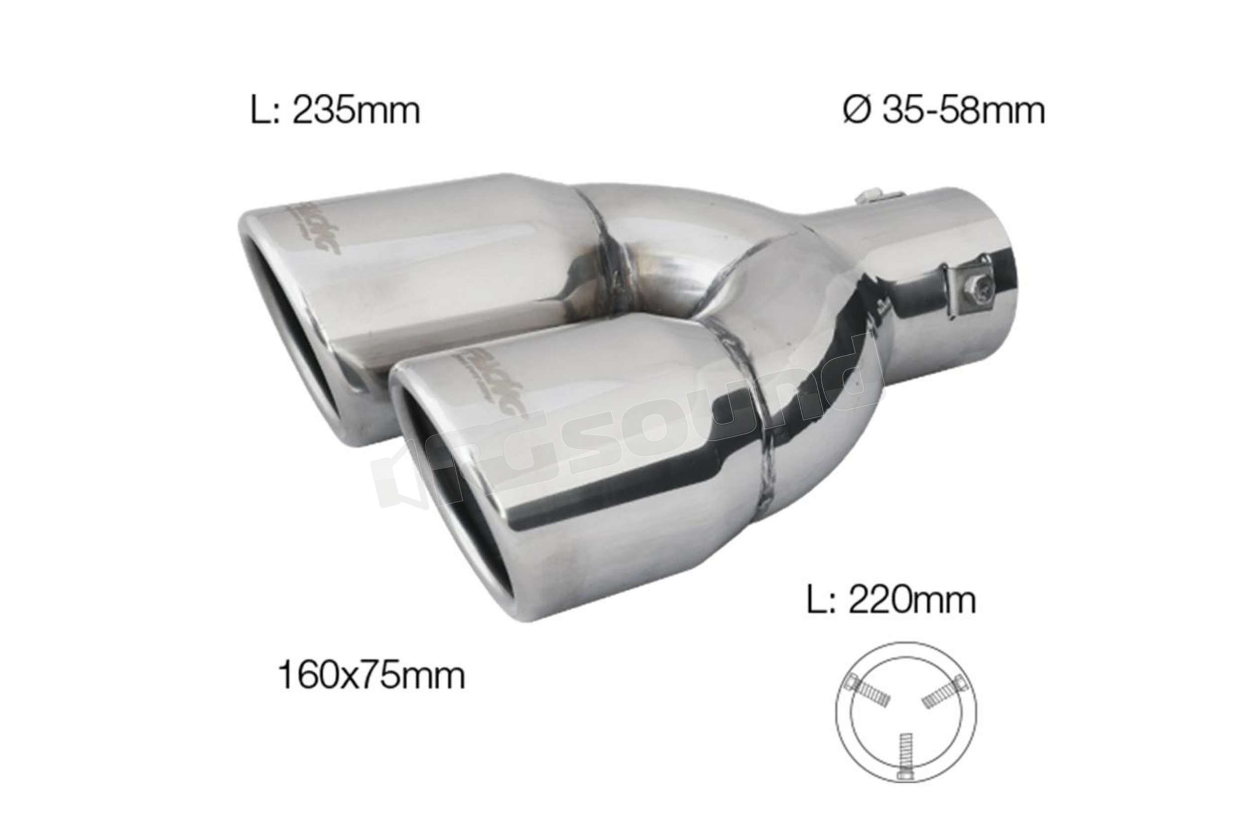 Simoni Racing TRX/18R | Marmitte e terminali universali - Terminali u