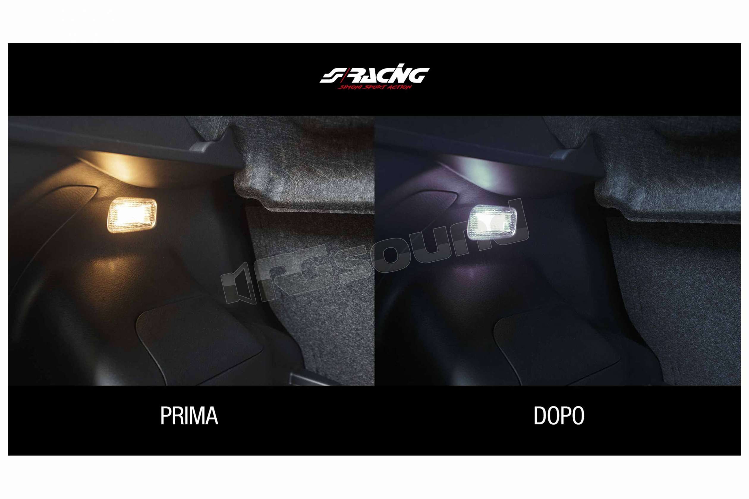 Simoni Racing YARISH-INT kit lampade per interni Toyota Yaris Hybrid