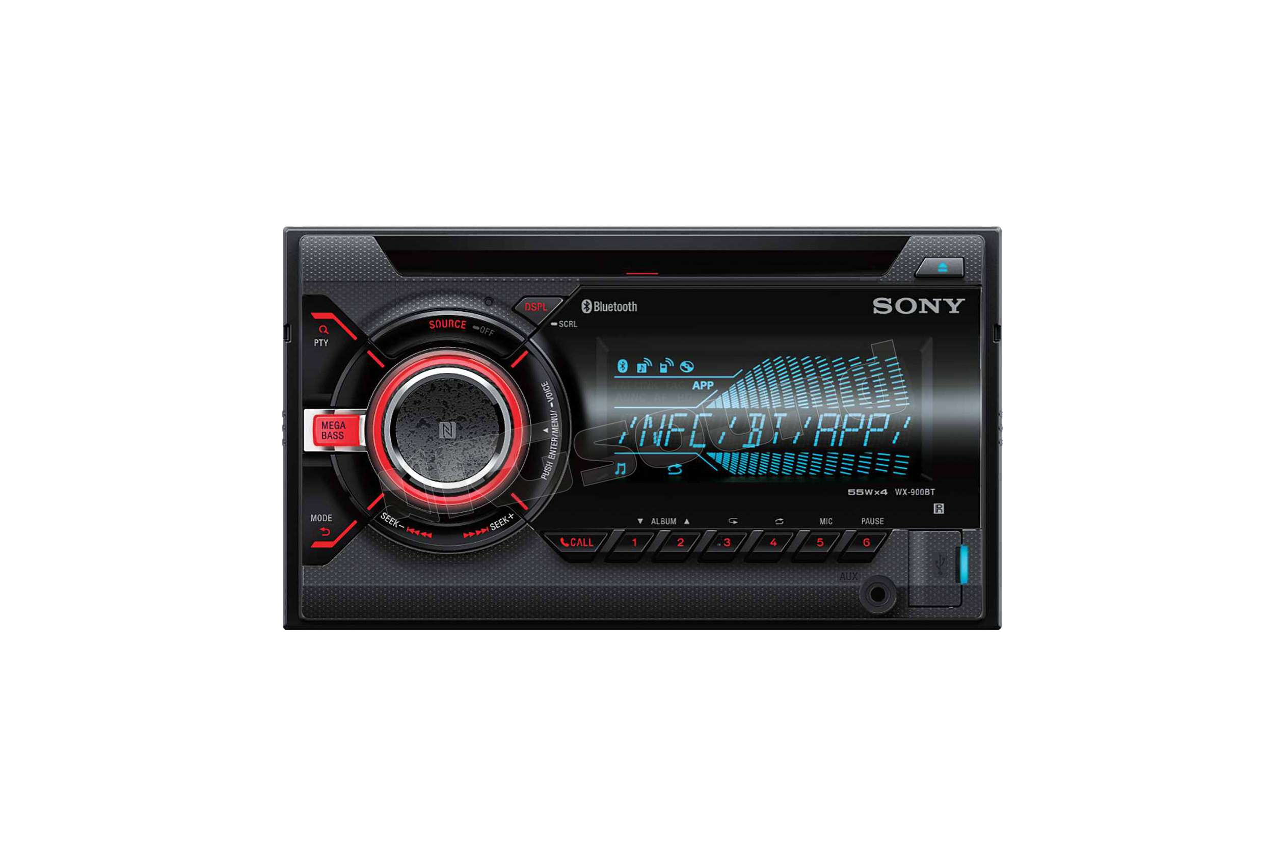 Sony WX-900BT ricevitore CD con Bluetooth e USB | Autoradio 1 din e 2