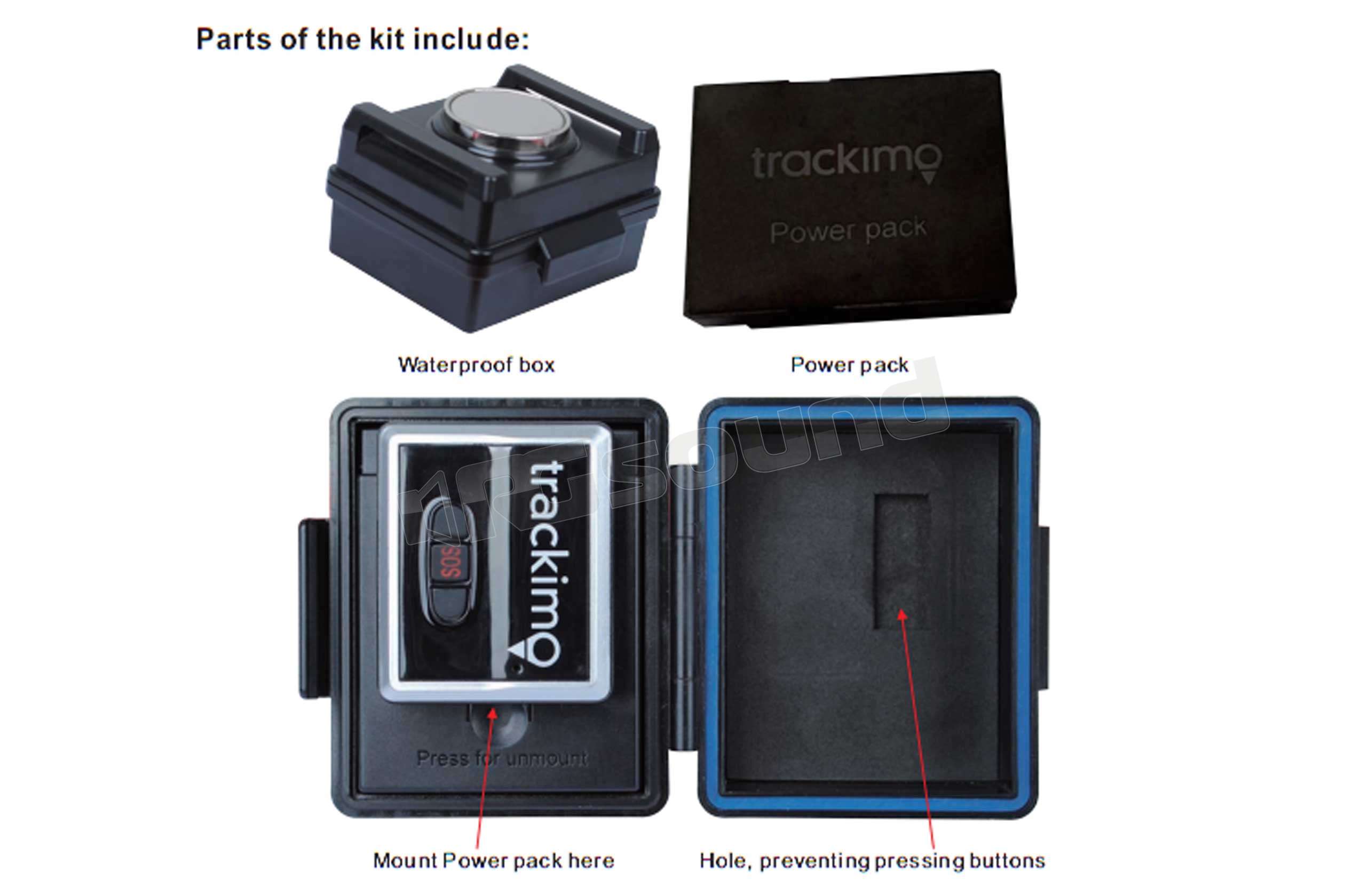 Trackimo TRACKIMO-BATTPACK | Antifurto e rilevatori satellitari - Loc