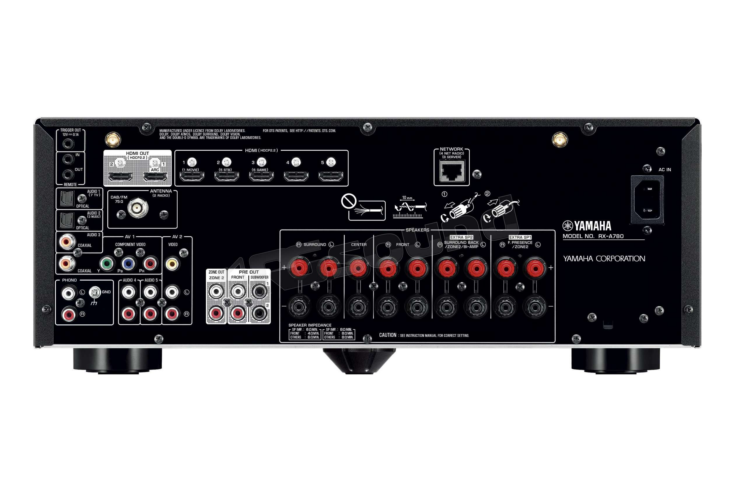 Yamaha RX-A780 | Diffusori Home e Home Theatre - Sintoamplificatori H