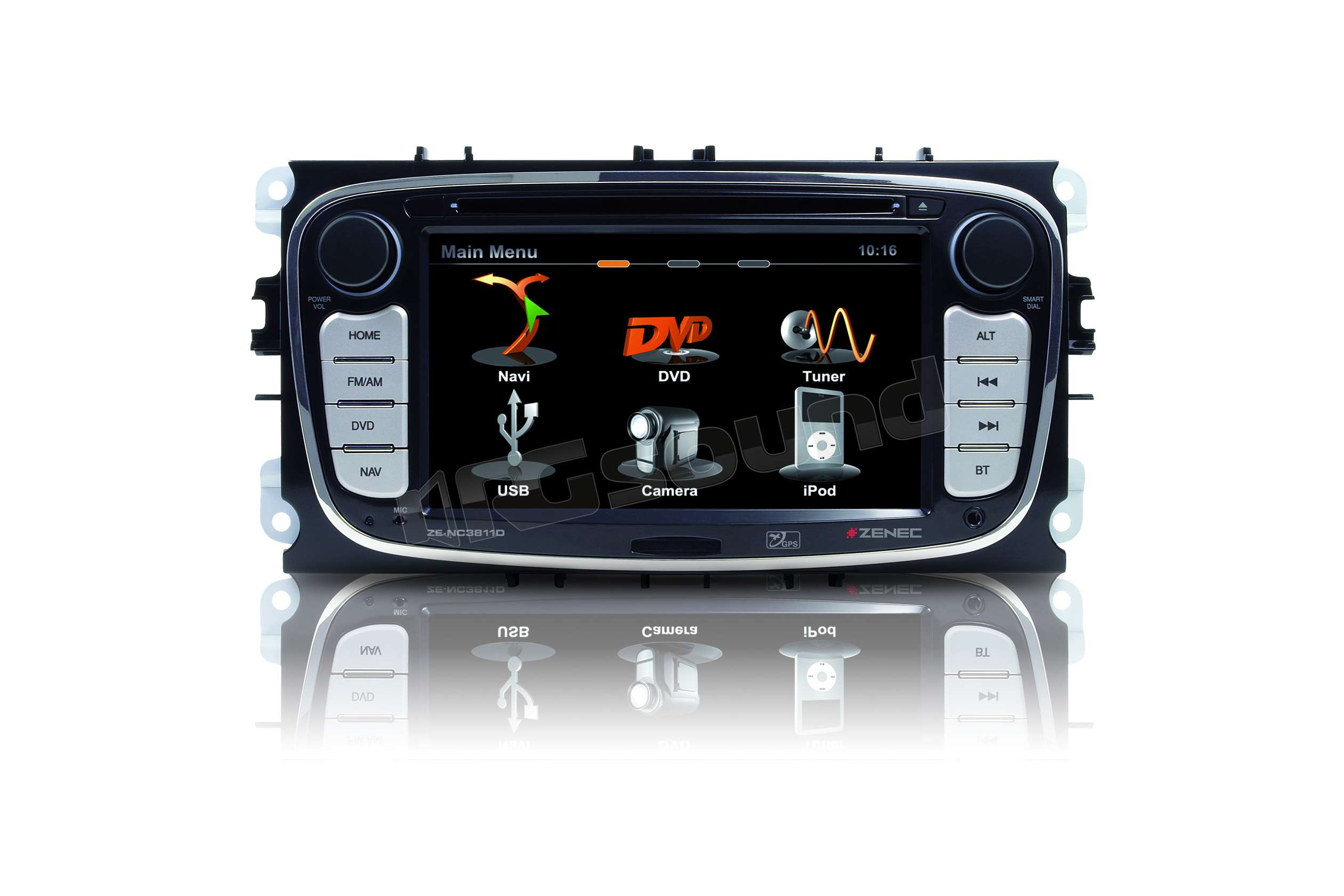 Zenec ZE-NC3811D navigatore custom fit FORD | Monitor auto 1 e 2 Din C