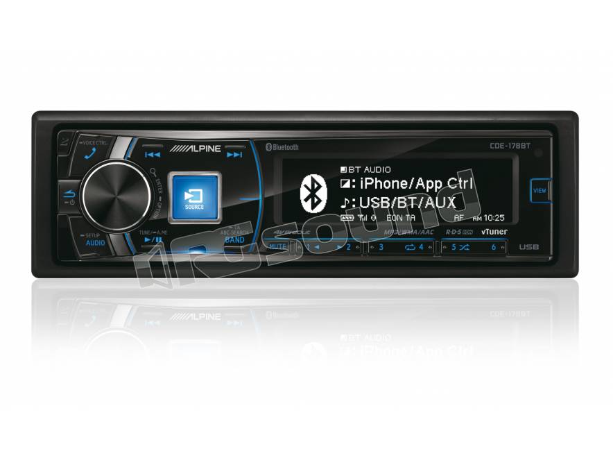 Alpine CDE-178BT | Autoradio 1 din e 2 din Car stereo - Autoradio 1 e